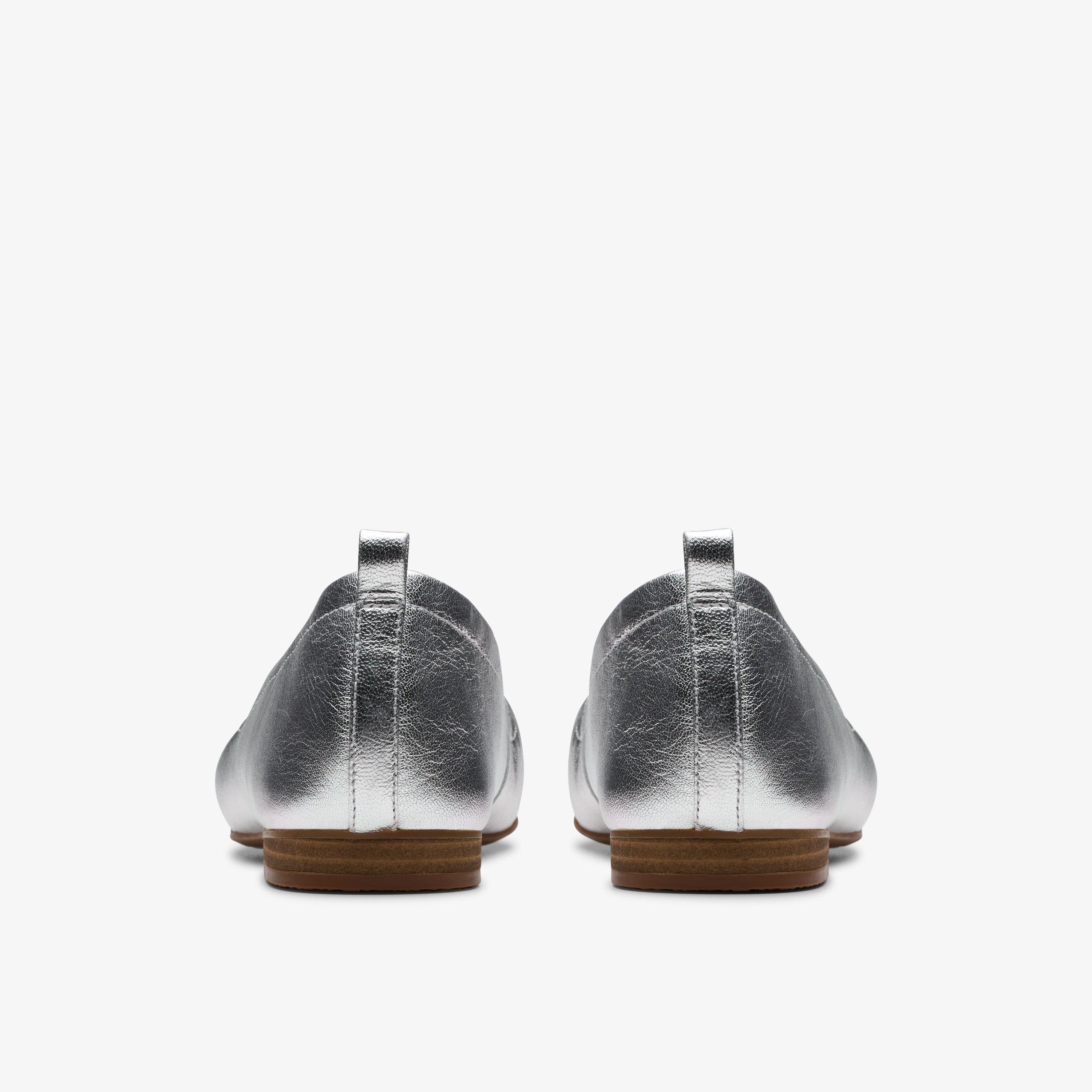 Womens Fawna Soft Silver Metallic Ballerina | Clarks