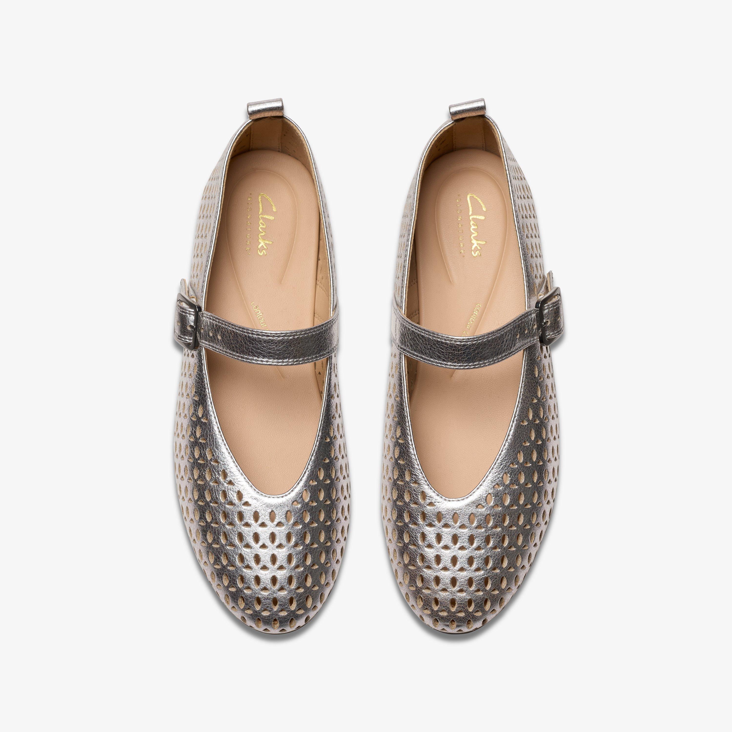 FEMME Fawna Jane argent métallique Chaussures | Clarks