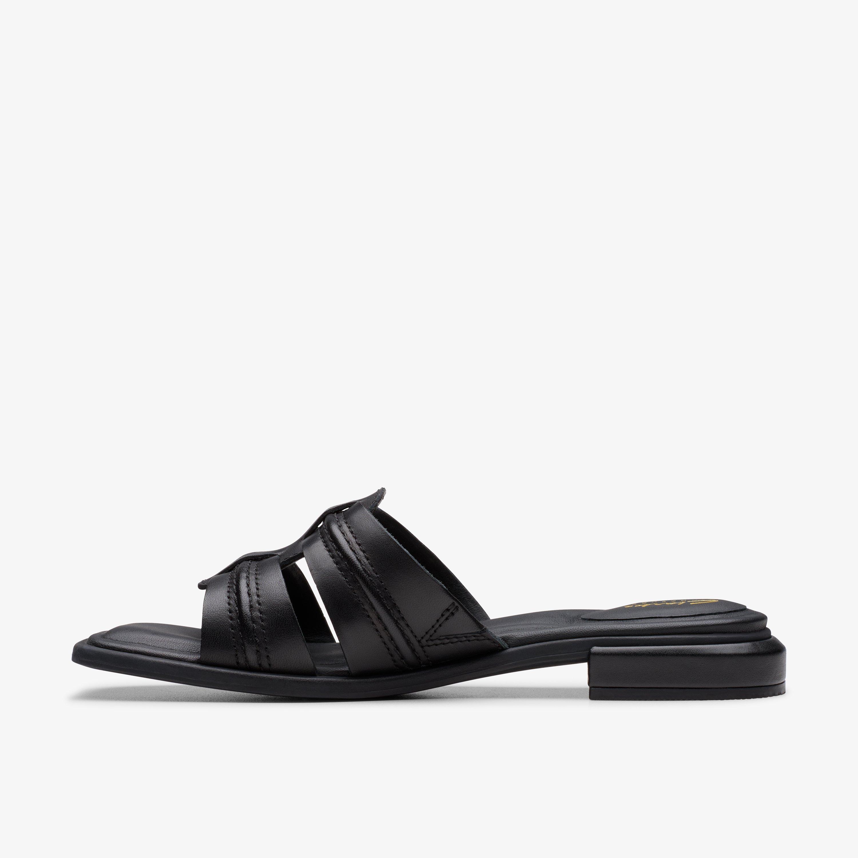 Mujeres Ariany Mule Mulas de Cuero Negro | Clarks