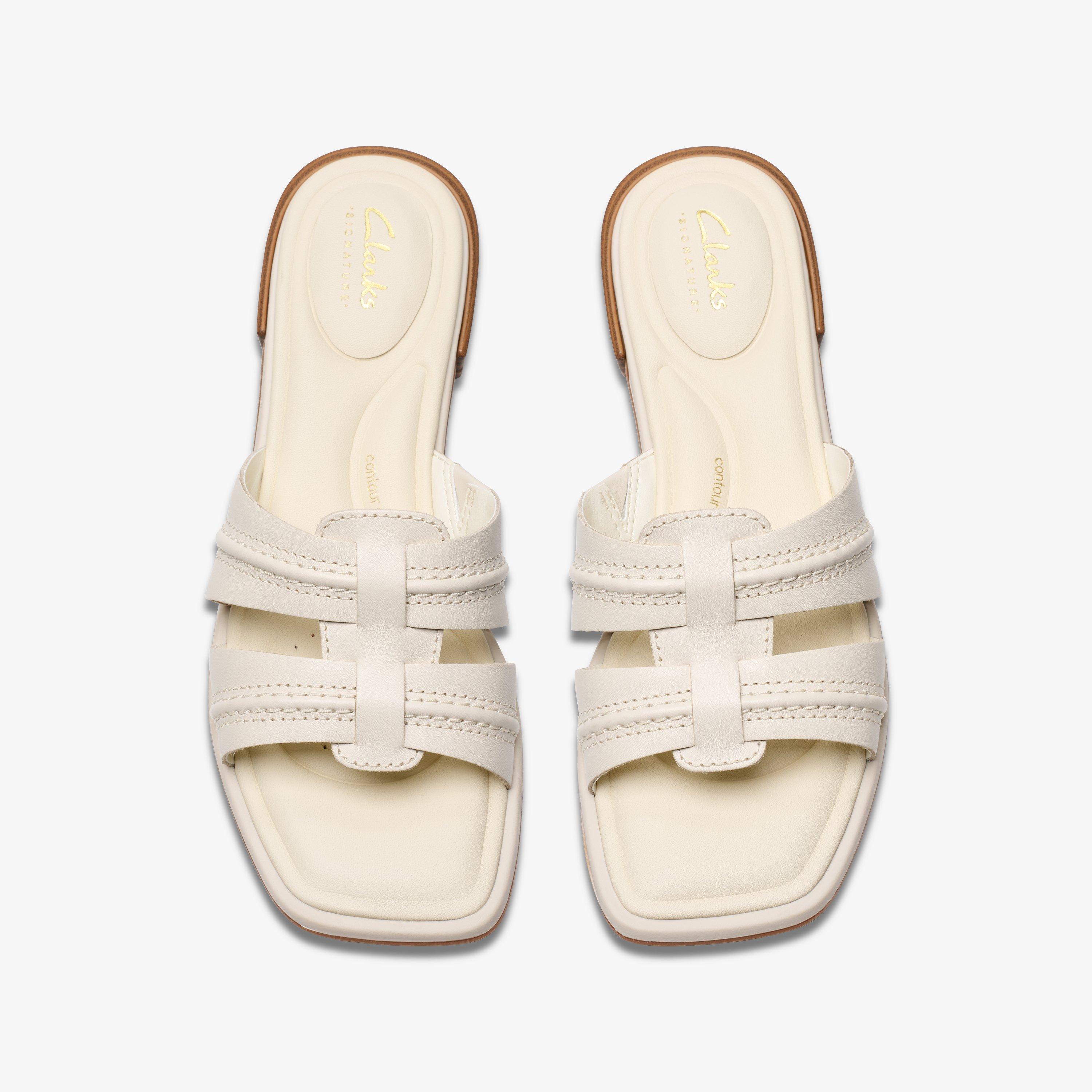 Womens Ariany Mule Cream Leather Mules | Clarks
