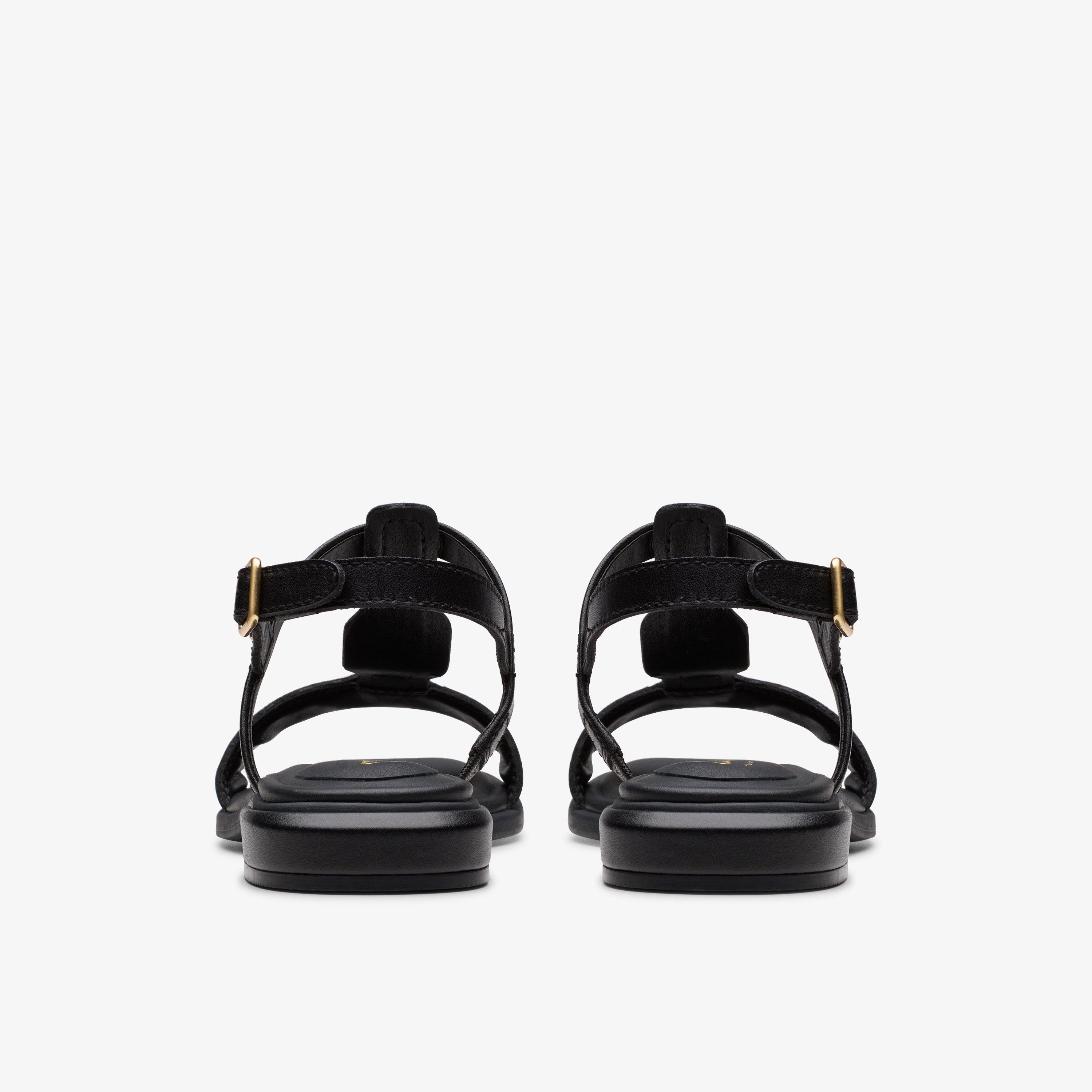 Womens Ariany Sling Black Leather None | Clarks