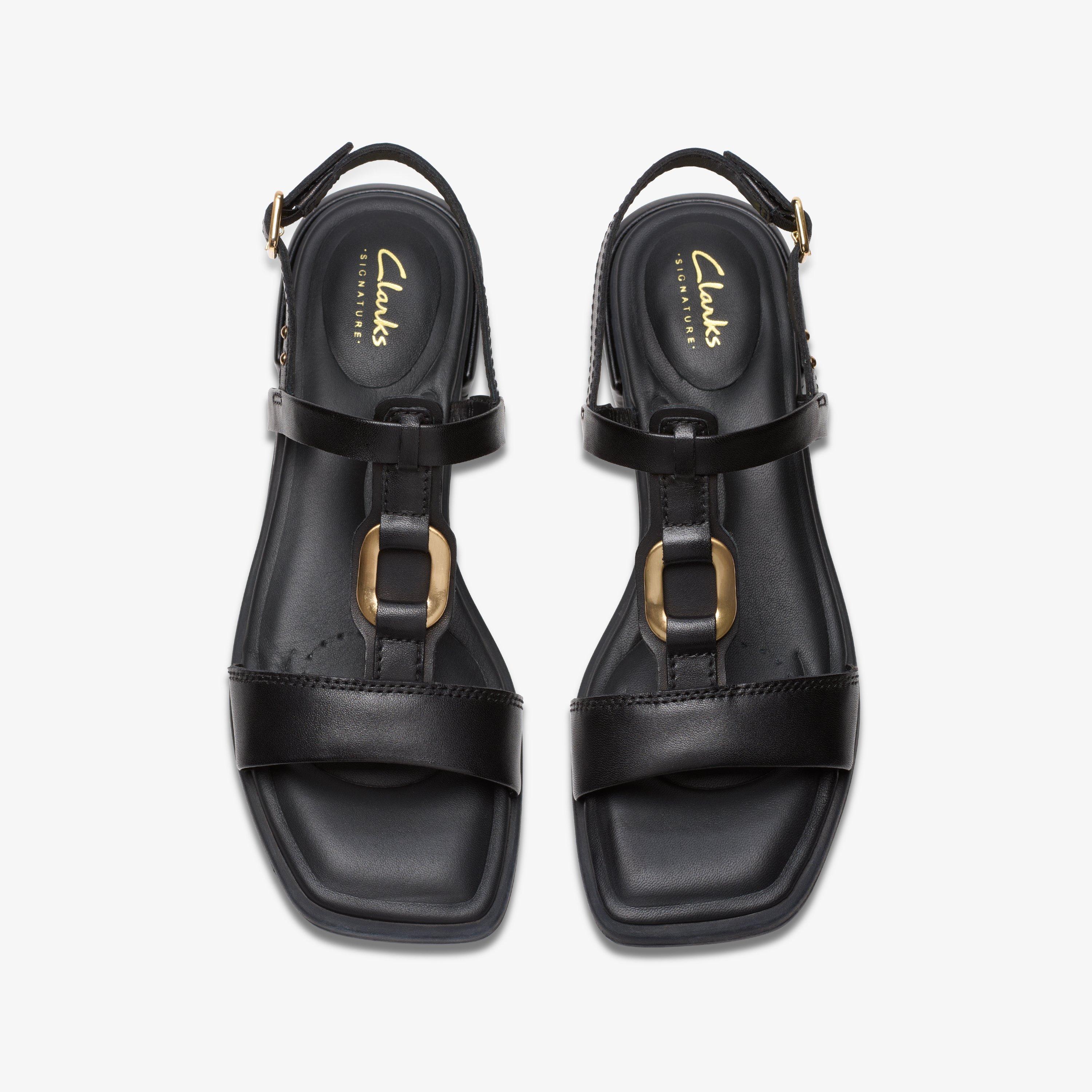 Womens Ariany Sling Black Leather None | Clarks