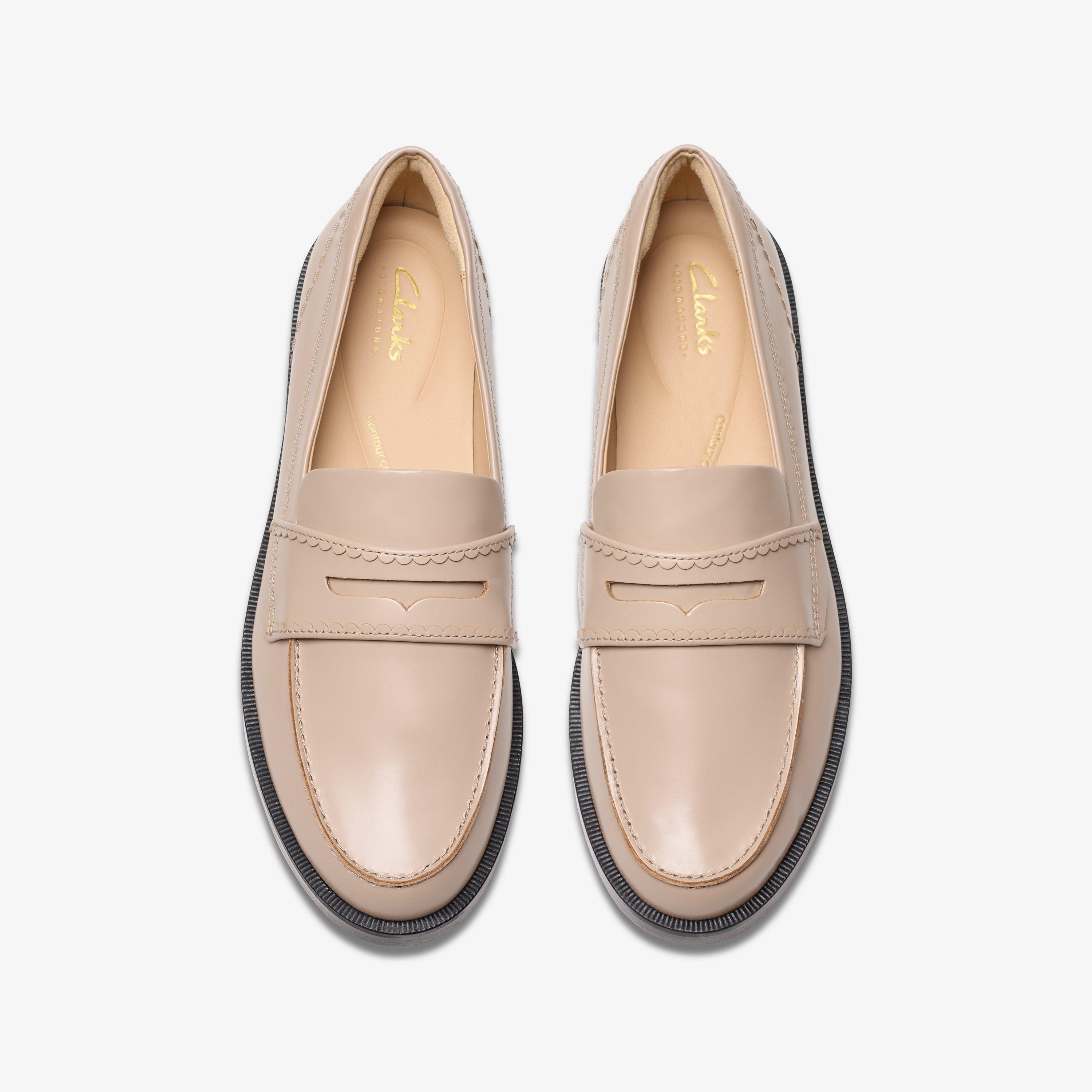 Mocassins Straven Edge en cuir sable pour femme | Clarks