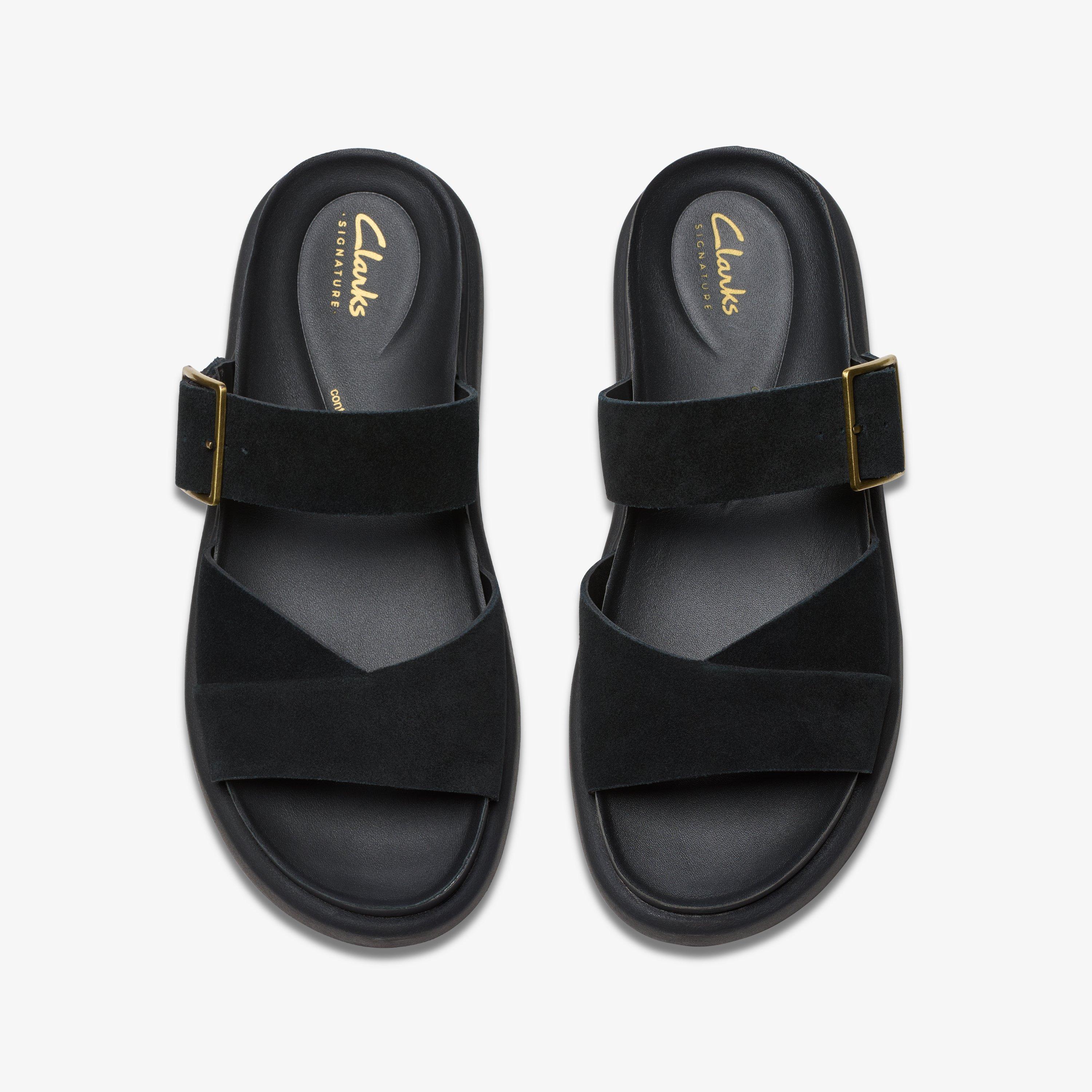 Mules en daim noir pour femmes Aristella Mule | Clarks