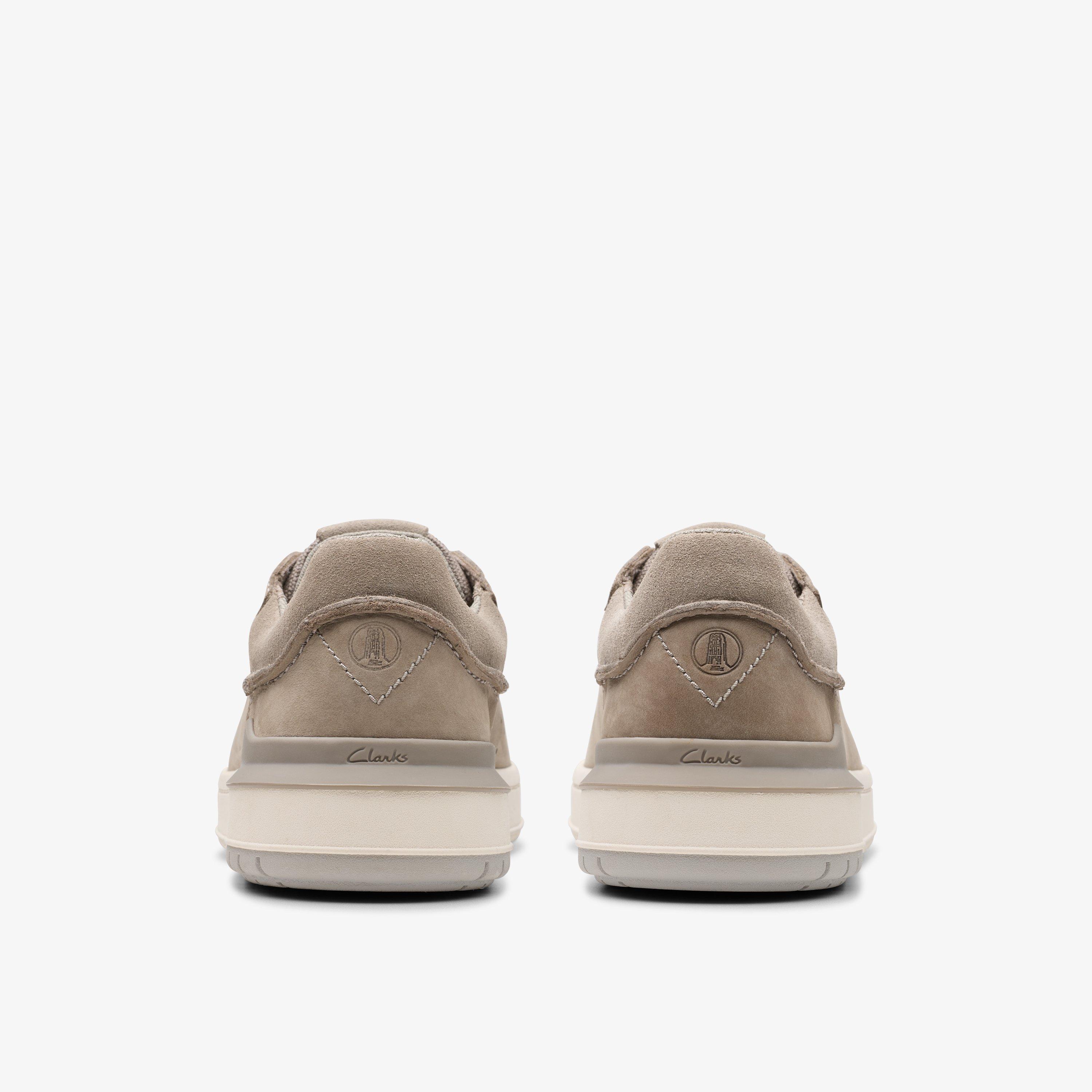 Mens Courtlite2 Run Grey Nubuck Sneakers| Clarks