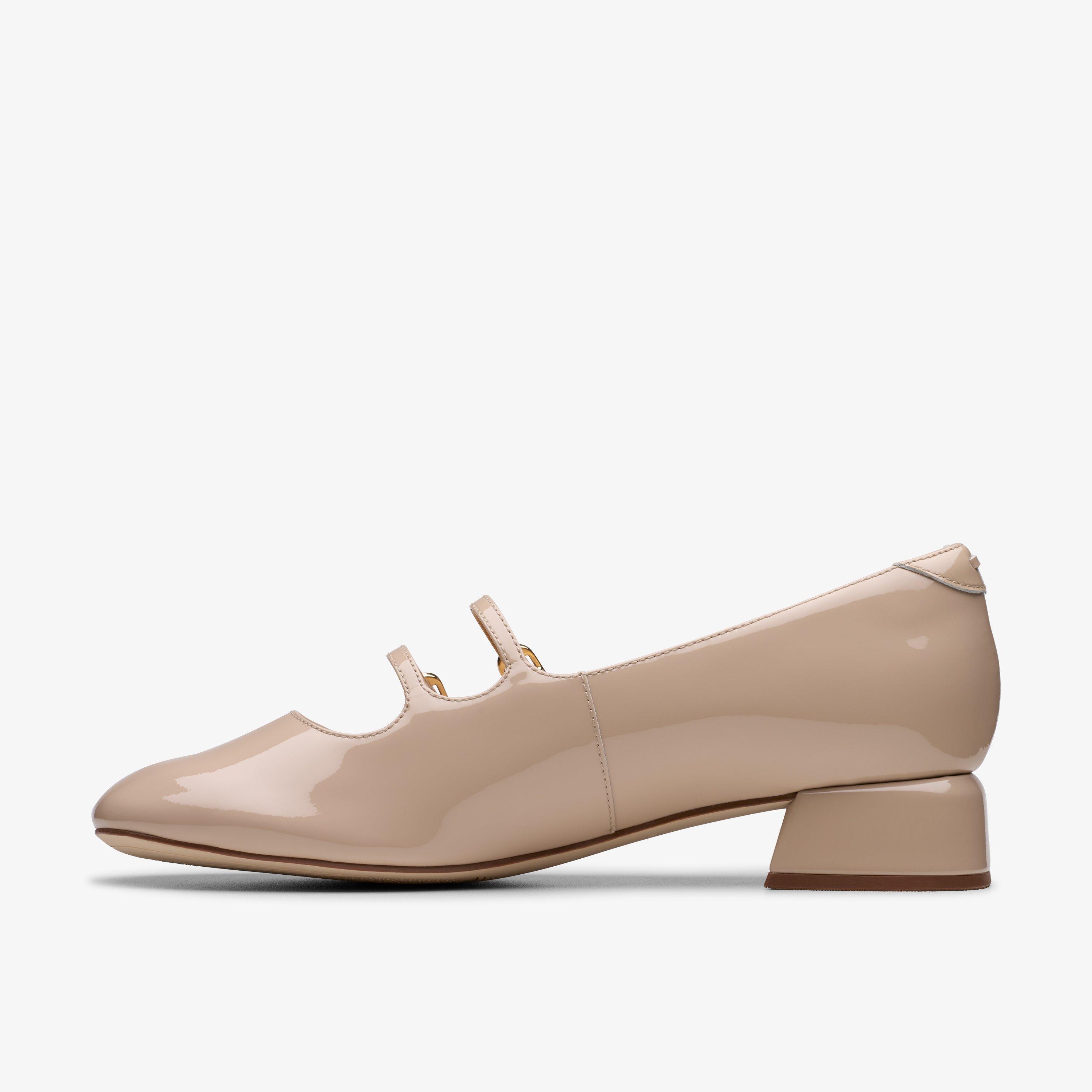 Womens Daiss 30 Shine Sand Patent Bar Shoes, Court Shoes, Pumps, Mary ...