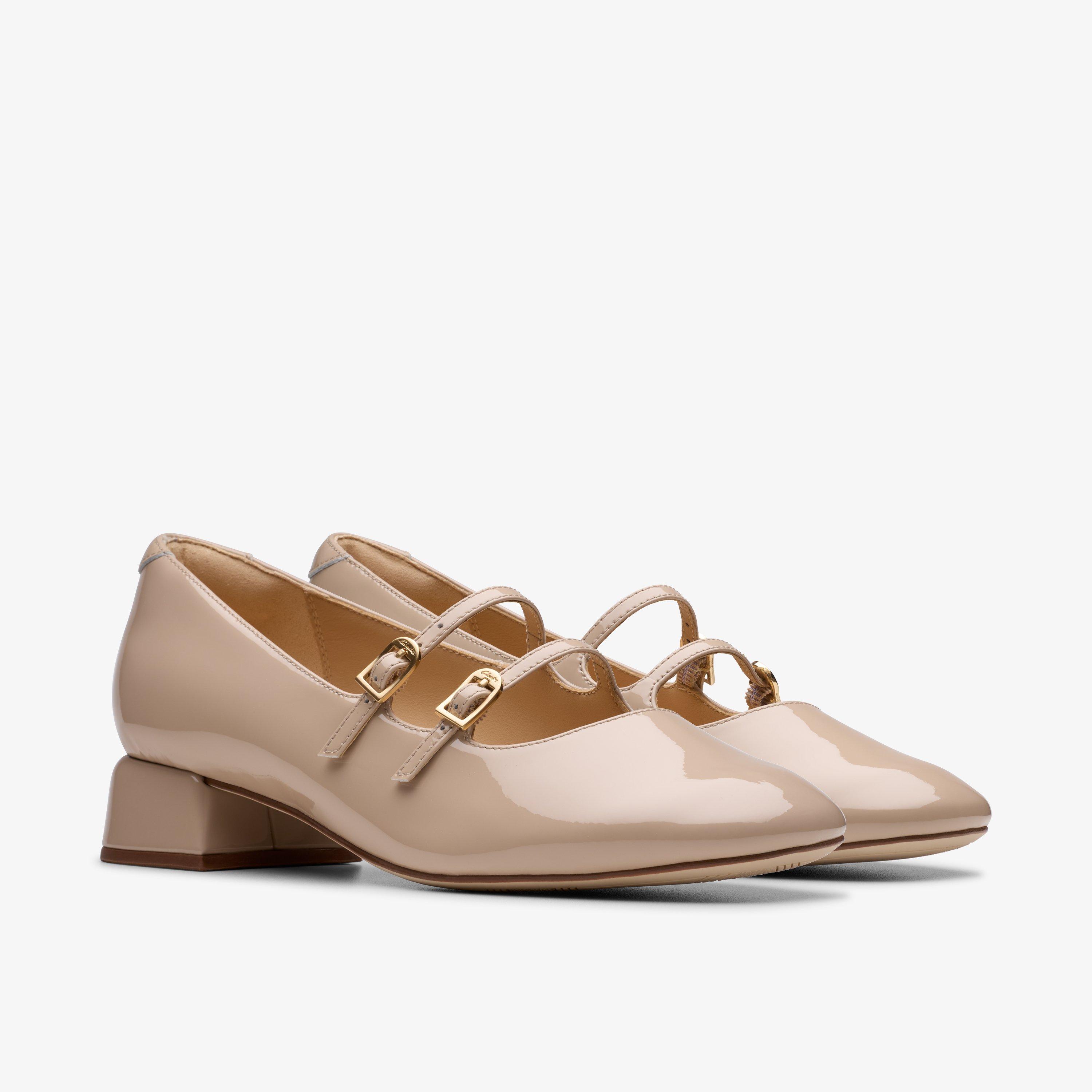 DONNA Daiss30 Shine in vernice color sabbia Scarpe | Clarks