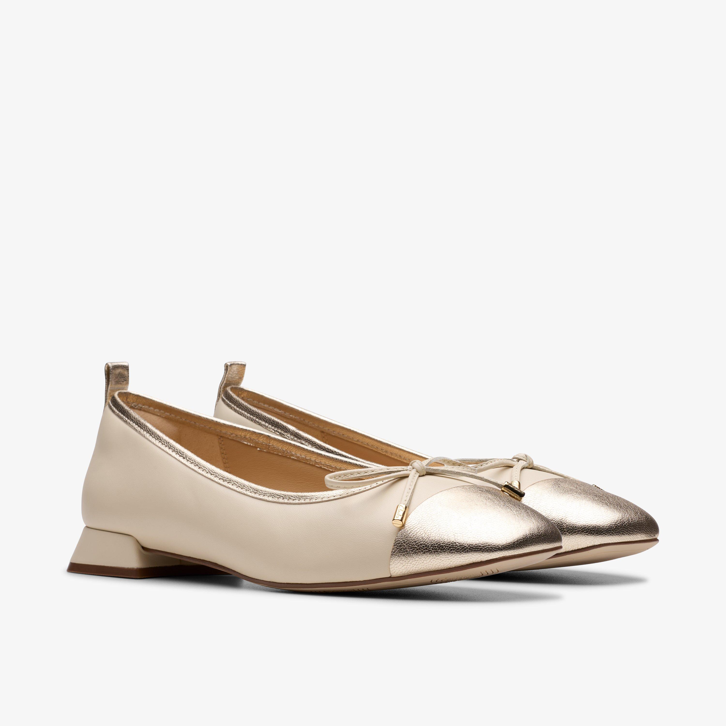 Womens Ubree15 Poppy Cream Multicolour Ballerina | Clarks