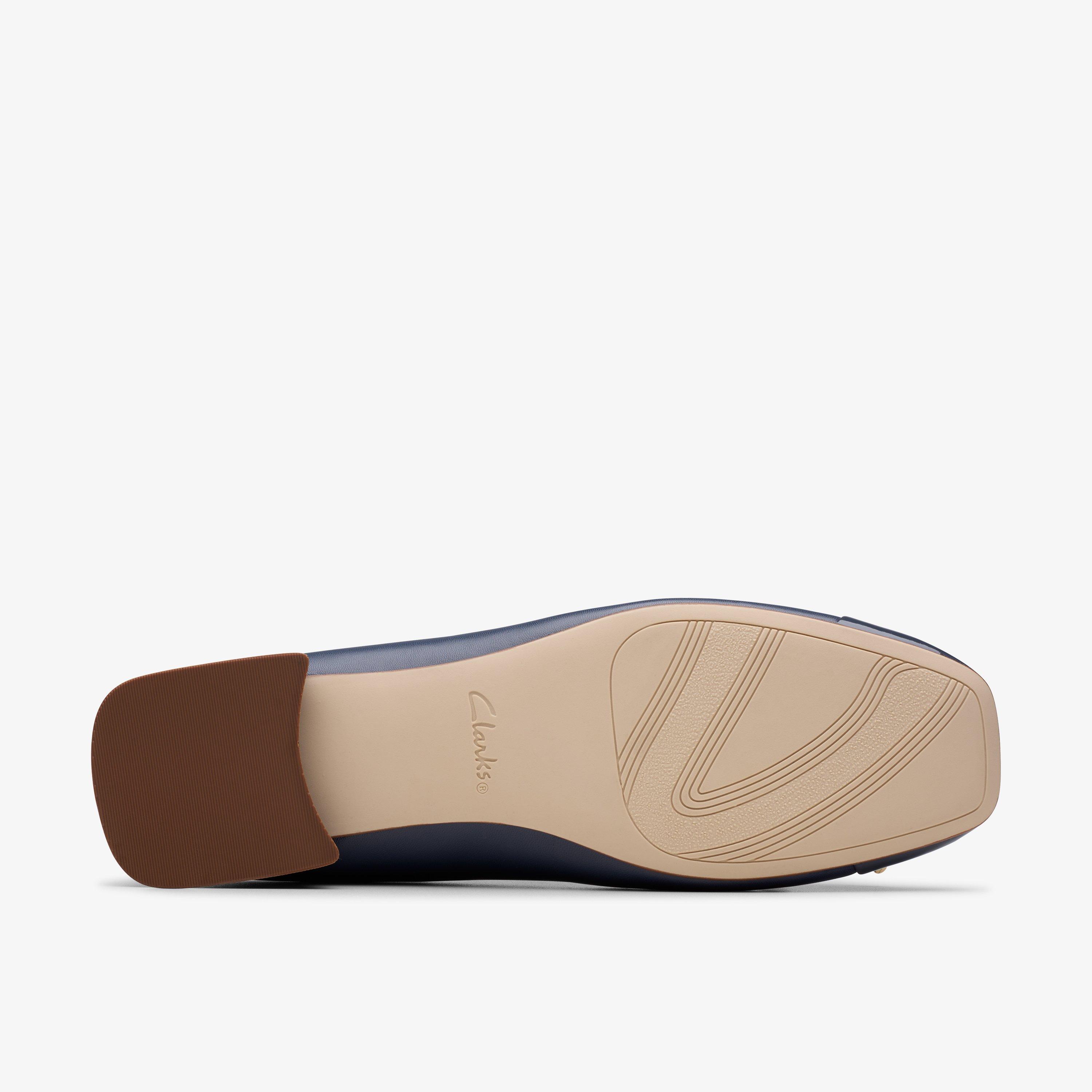 Womens Ubree15 Poppy Navy Combination Leather Ballerina | Clarks