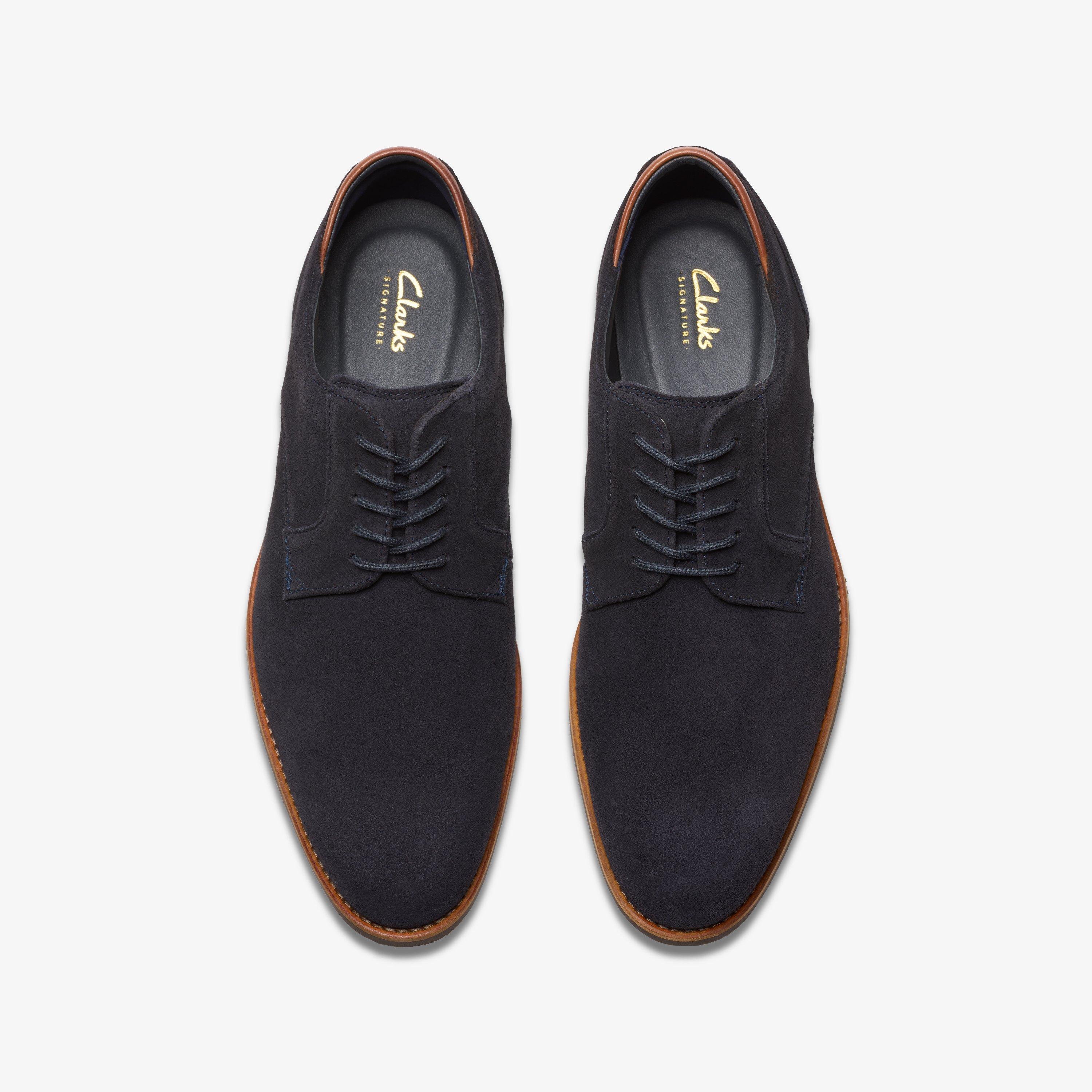 Derbies CraftArlo Lace en daim bleu marine pour homme | Clarks