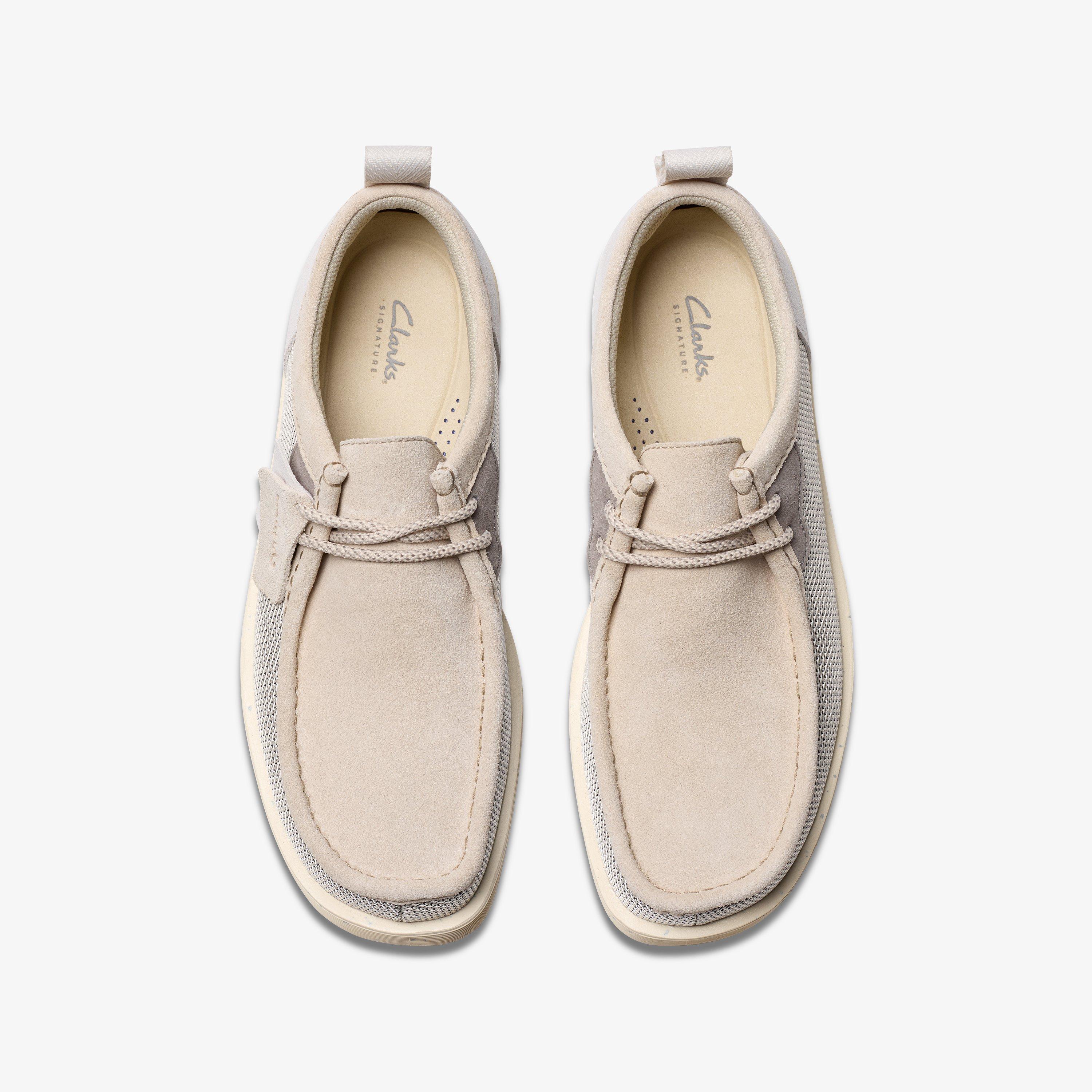 Mens WallabeeFTR2Lo White Combination Wallabee | Clarks