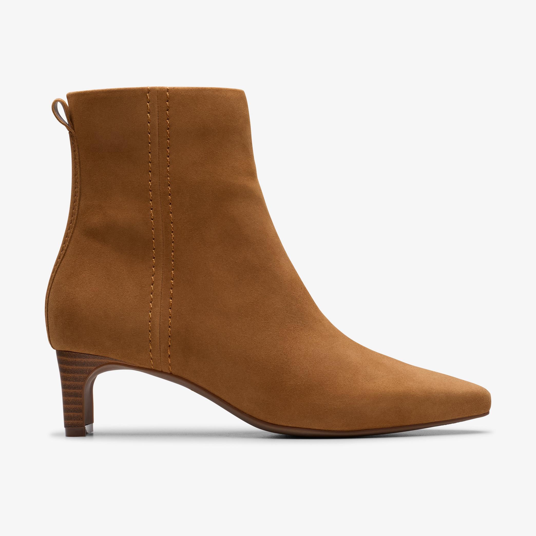 Womens Edina Up Tan Suede Ankle Boots | Clarks Womens Edina Up Tan Suede Ankle Boots | Clarks