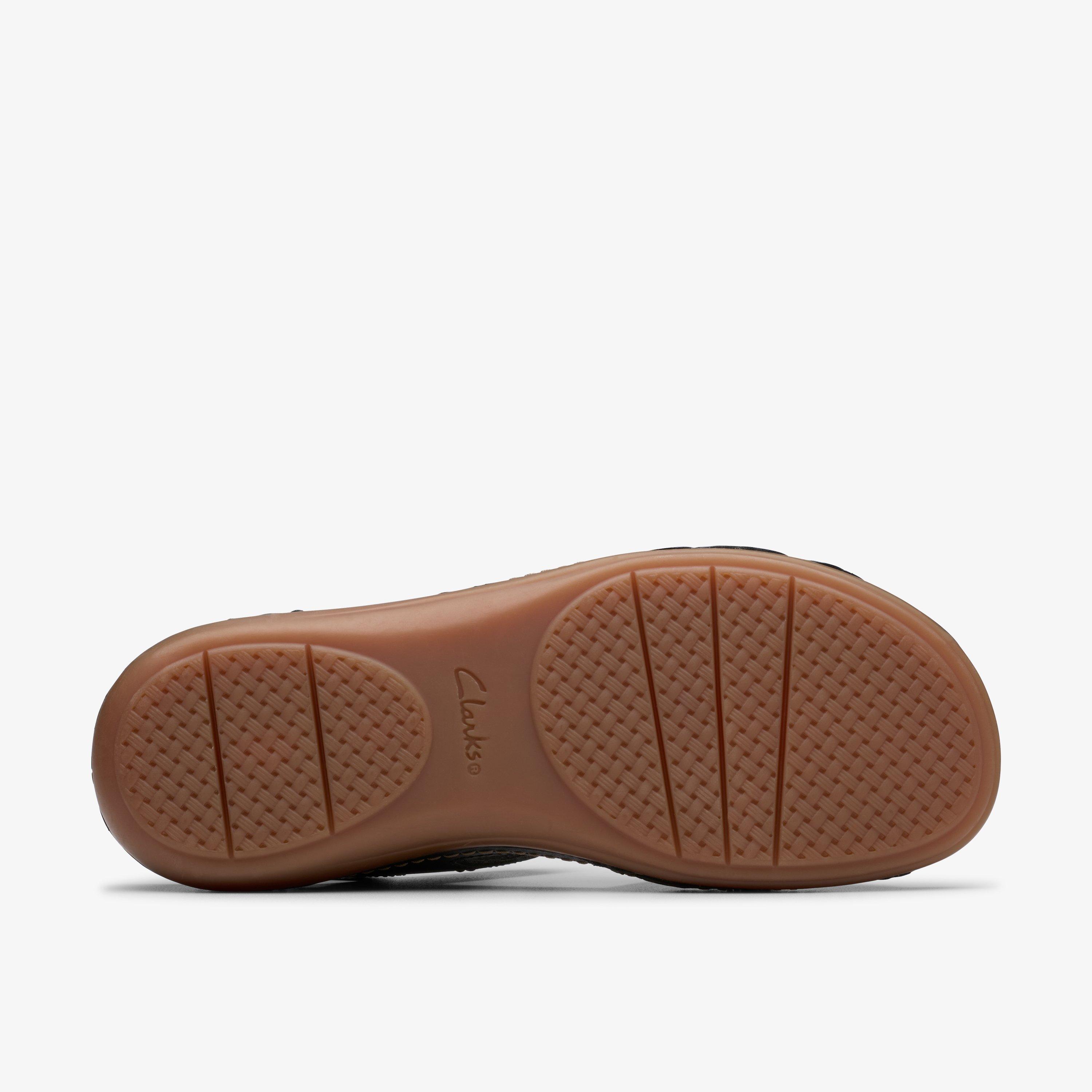 Women's Cecily Strap Black Combination Strappy Sandals | Clarks