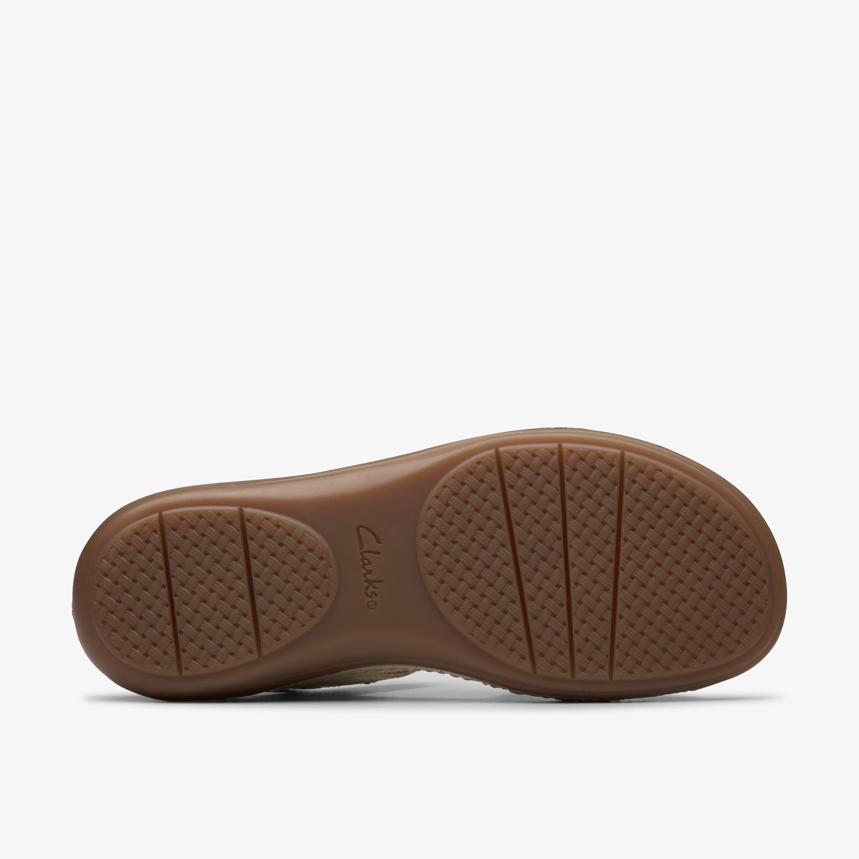 Women's Cecily Strap Cream Leather Strappy Sandals | Clarks