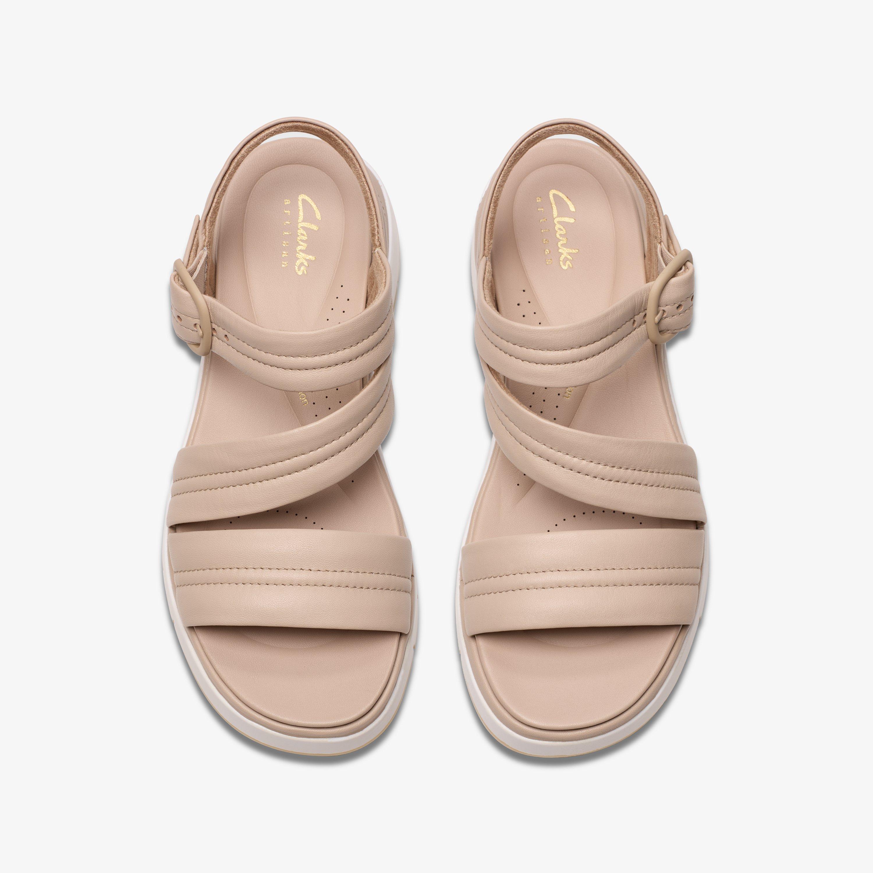 Womens Tuscan Strap Sand Leather None | Clarks