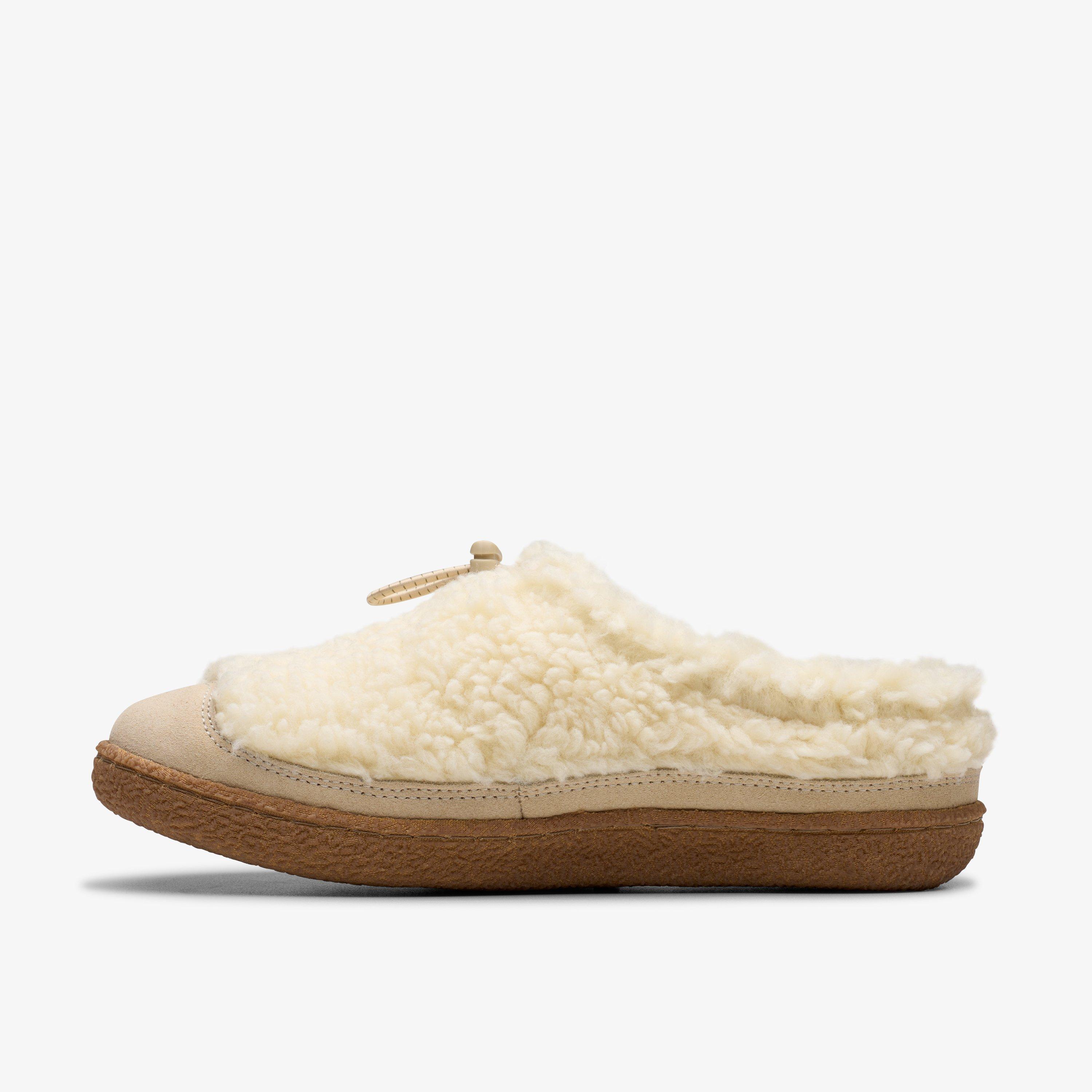 Women's Belle Wych Ivory Slippers | Clarks