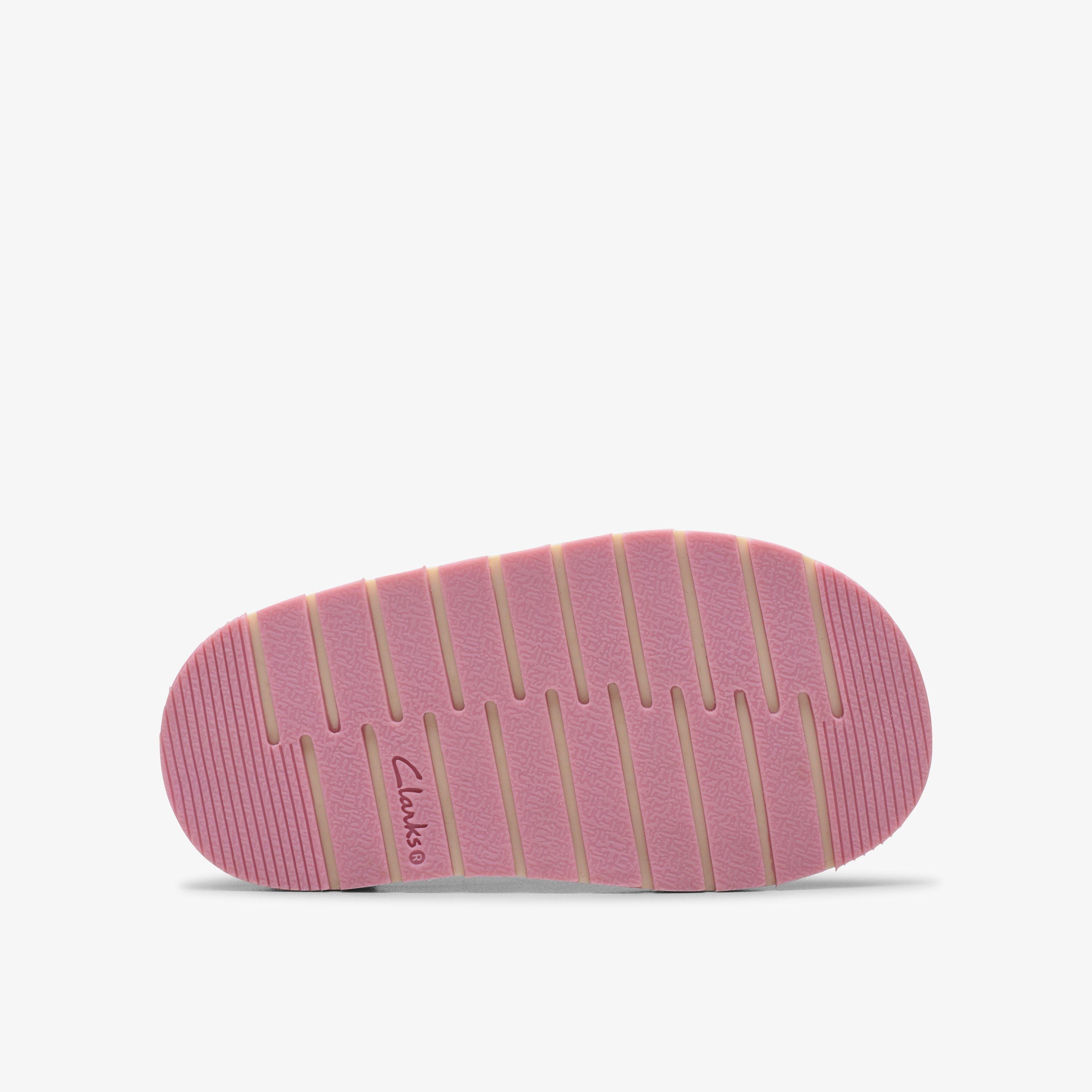 Girls Joyful Skip Toddler Pink Patent T Bar Shoes Shoes | Clarks UK
