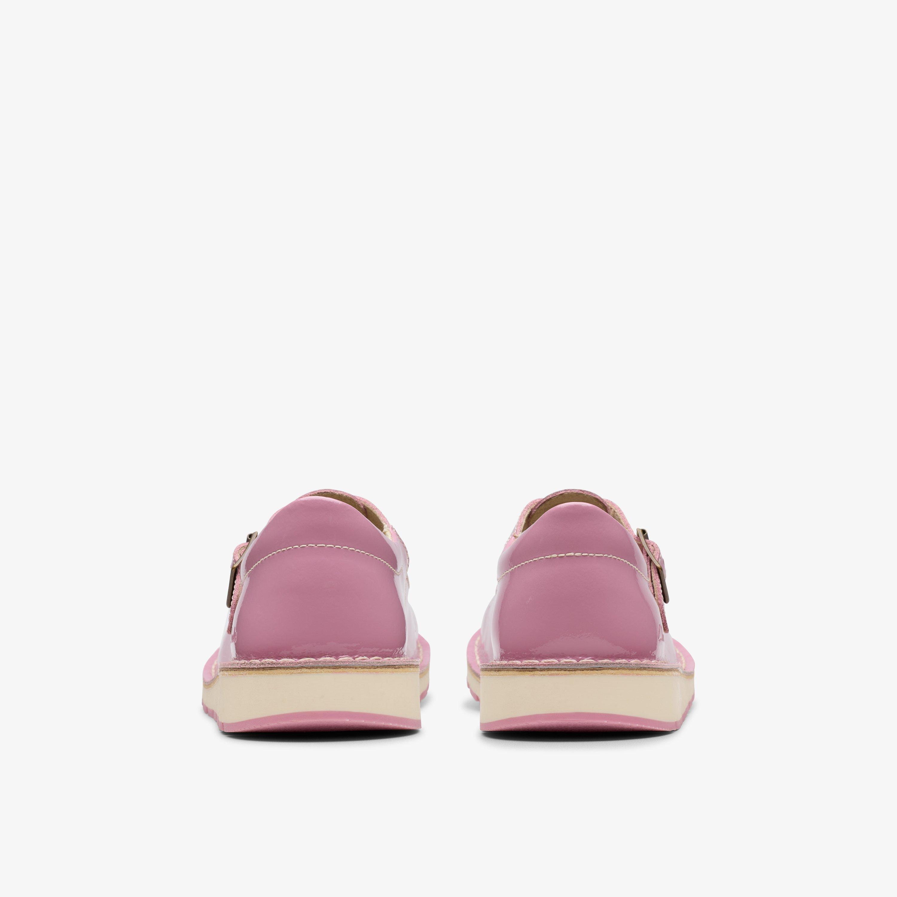 Girls Joyful Skip Kid Pink Patent T Bar Shoes Shoes | Clarks UK