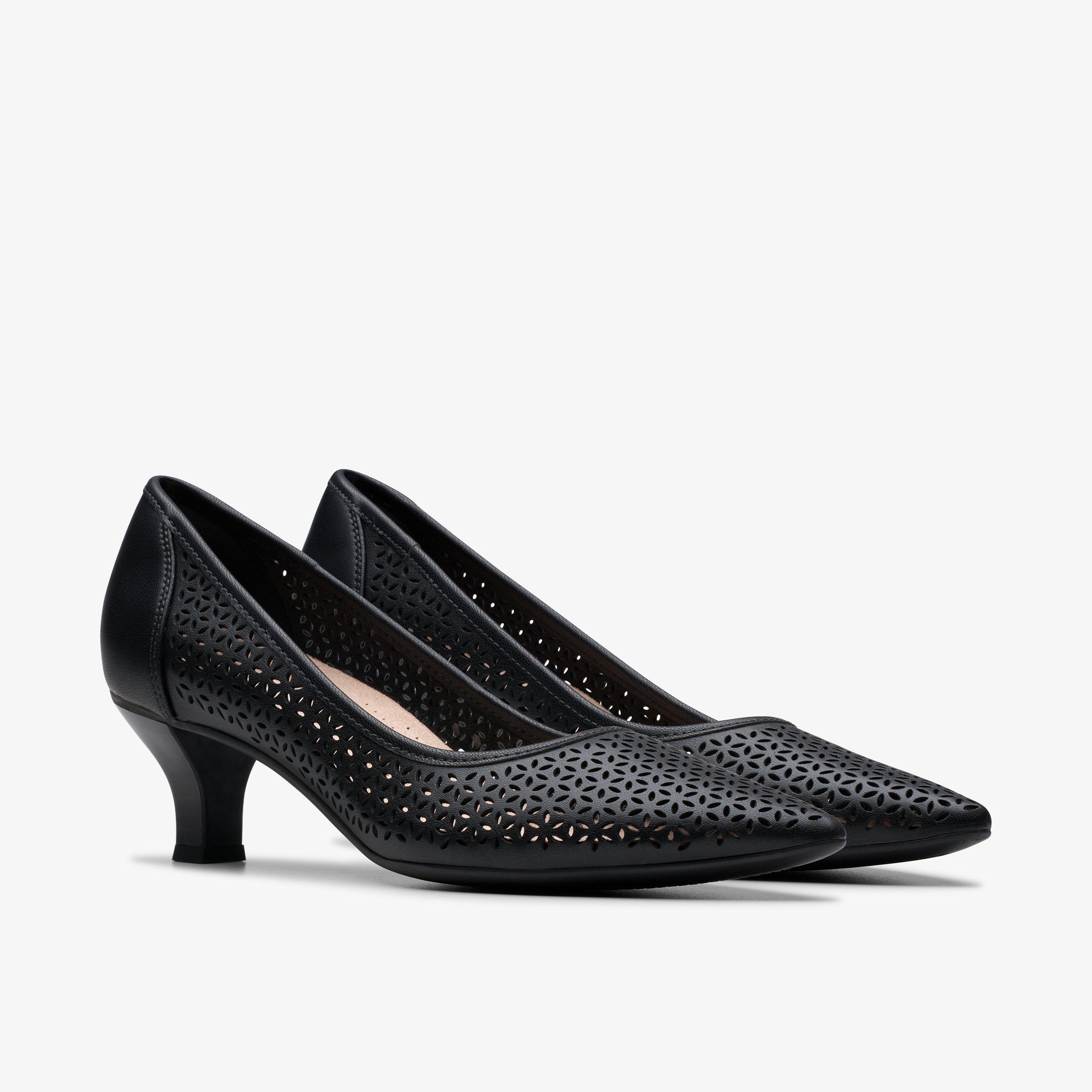 Escarpins en cuir noir pour femmes | Clarks EU