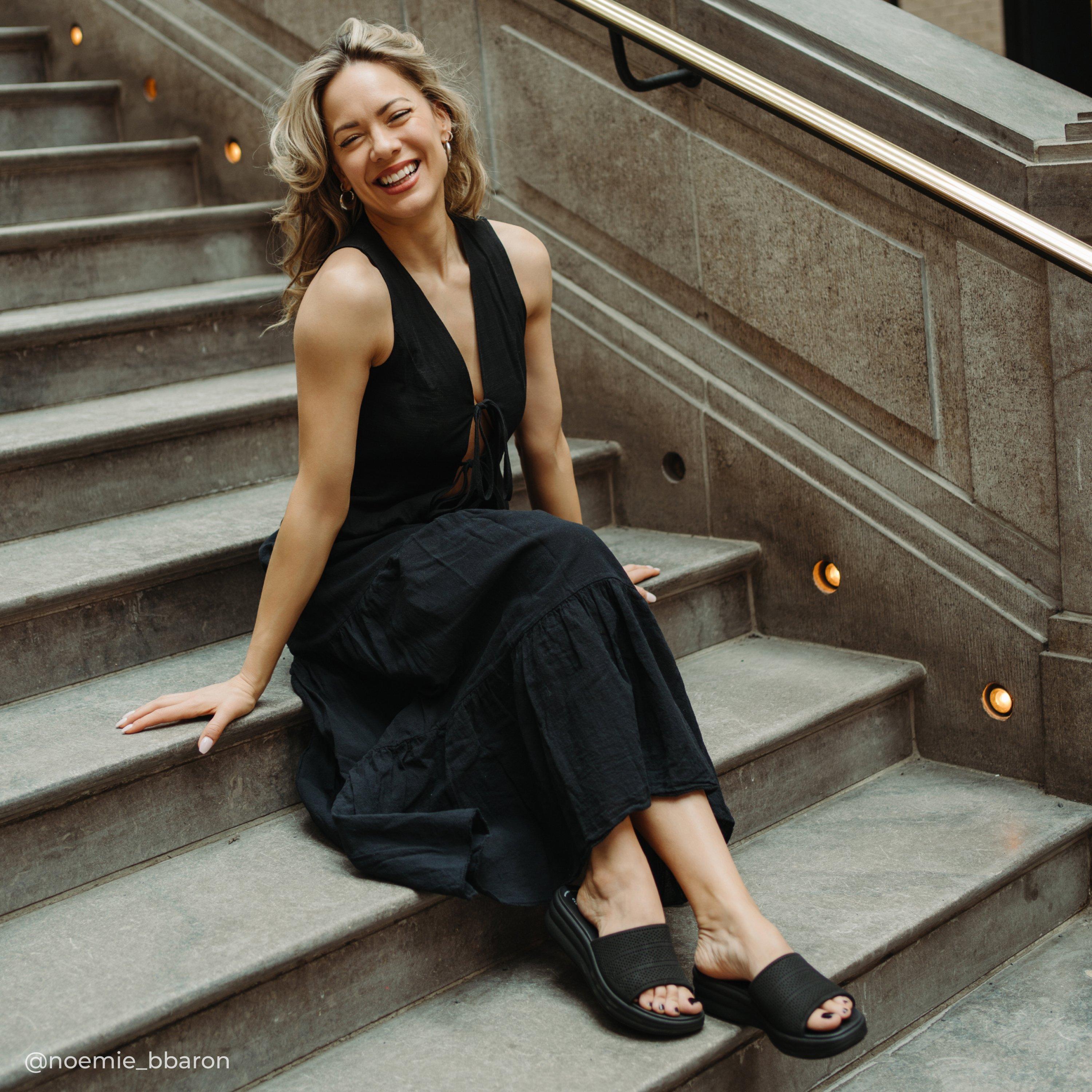 Women's Drift Twist Black Cloudsteppers™ Wedges | Clarks