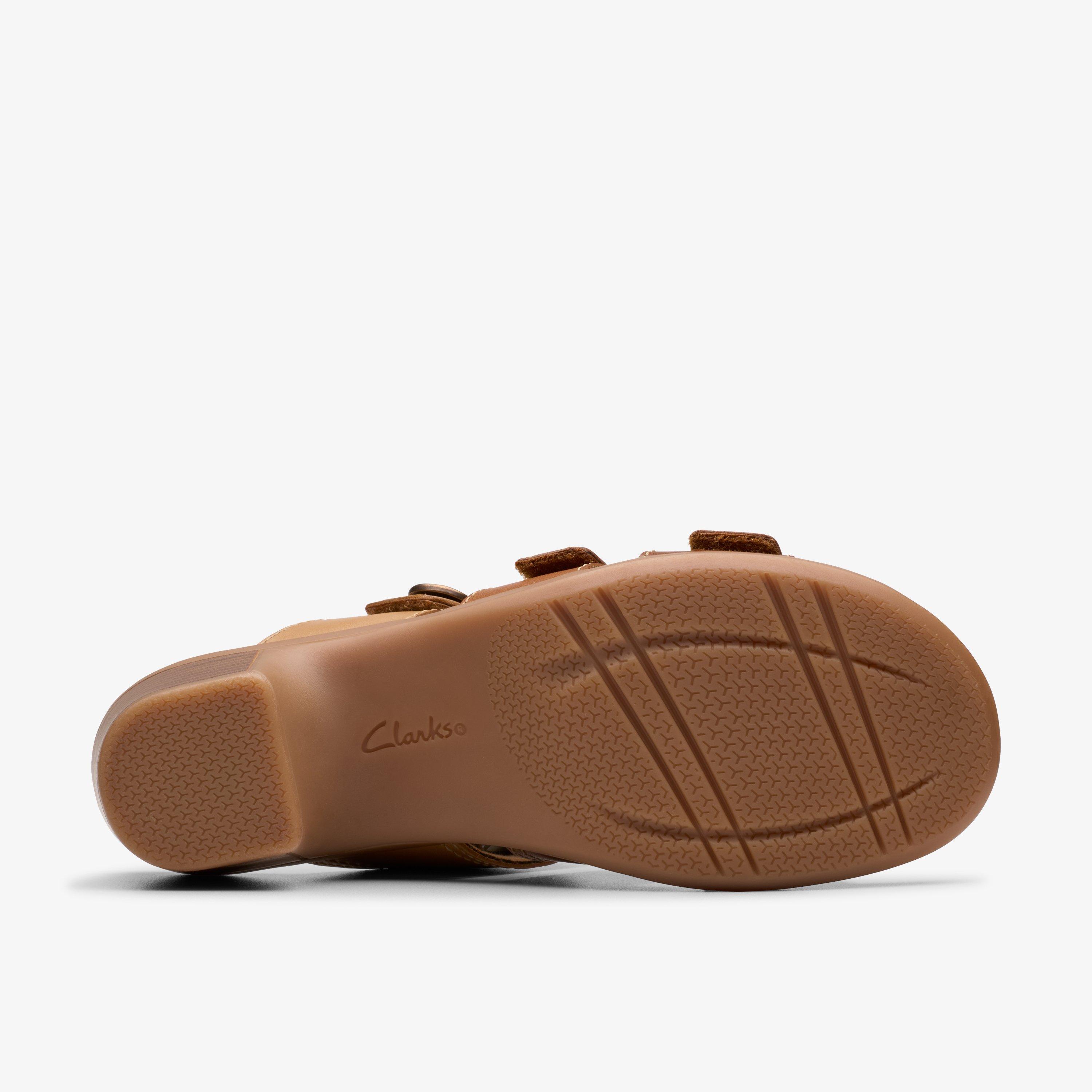 Women's Emily 2 Adella Brown Multicolour Heeled Sandals | Clarks