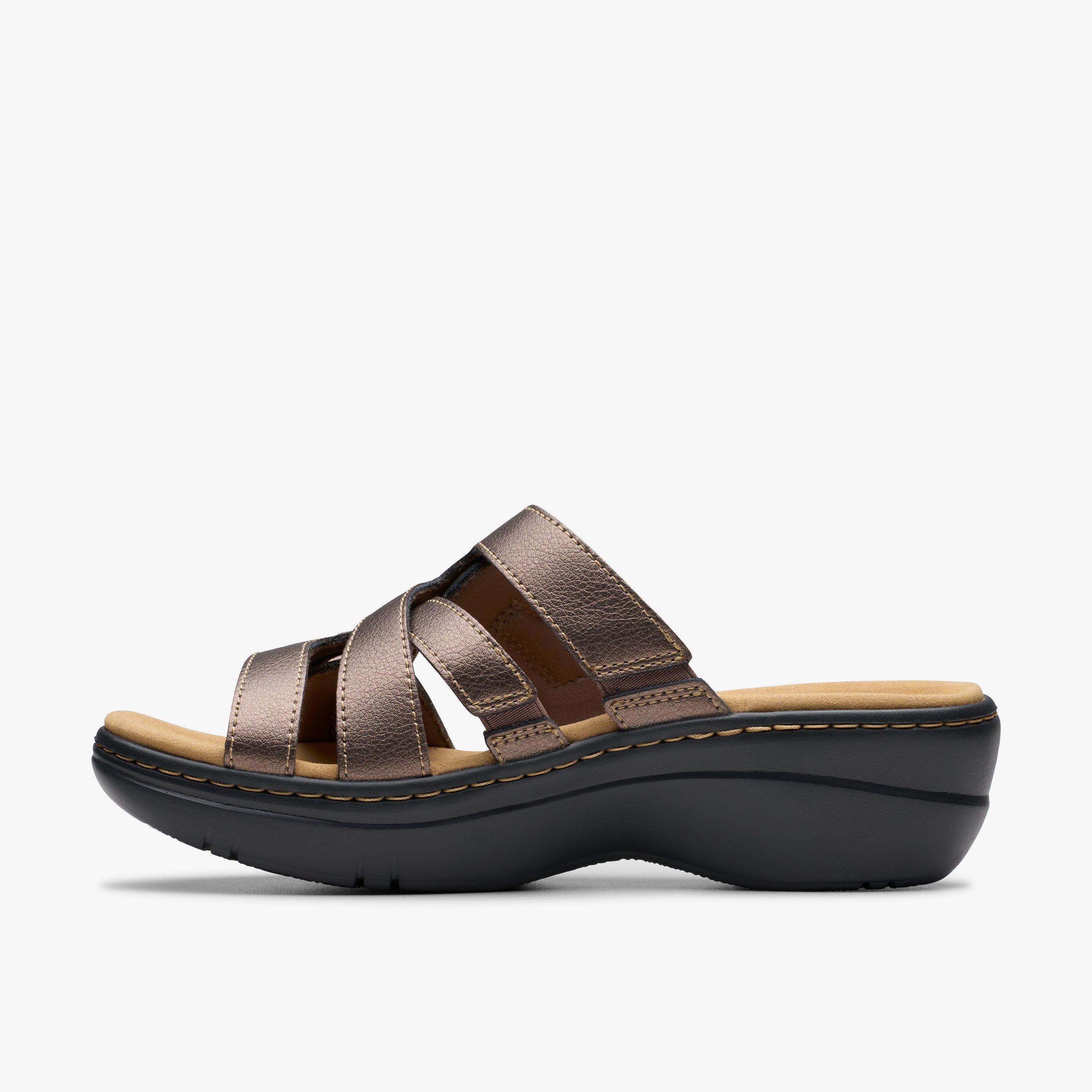 Womens Merliah2 Cove Bronze Metallic Wedges | Clarks