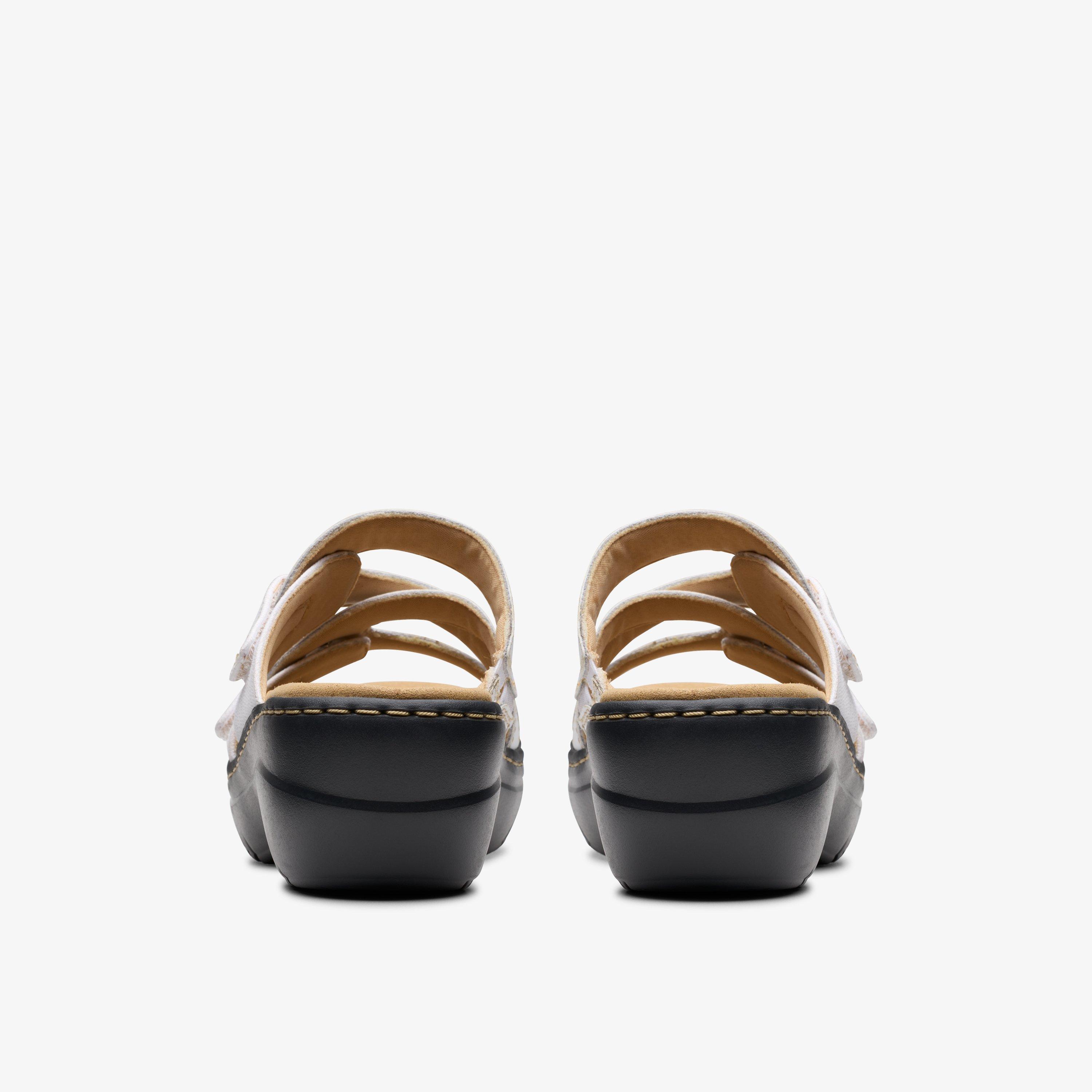 WOMENS Merliah2 Cove White Leather Wedges | Clarks