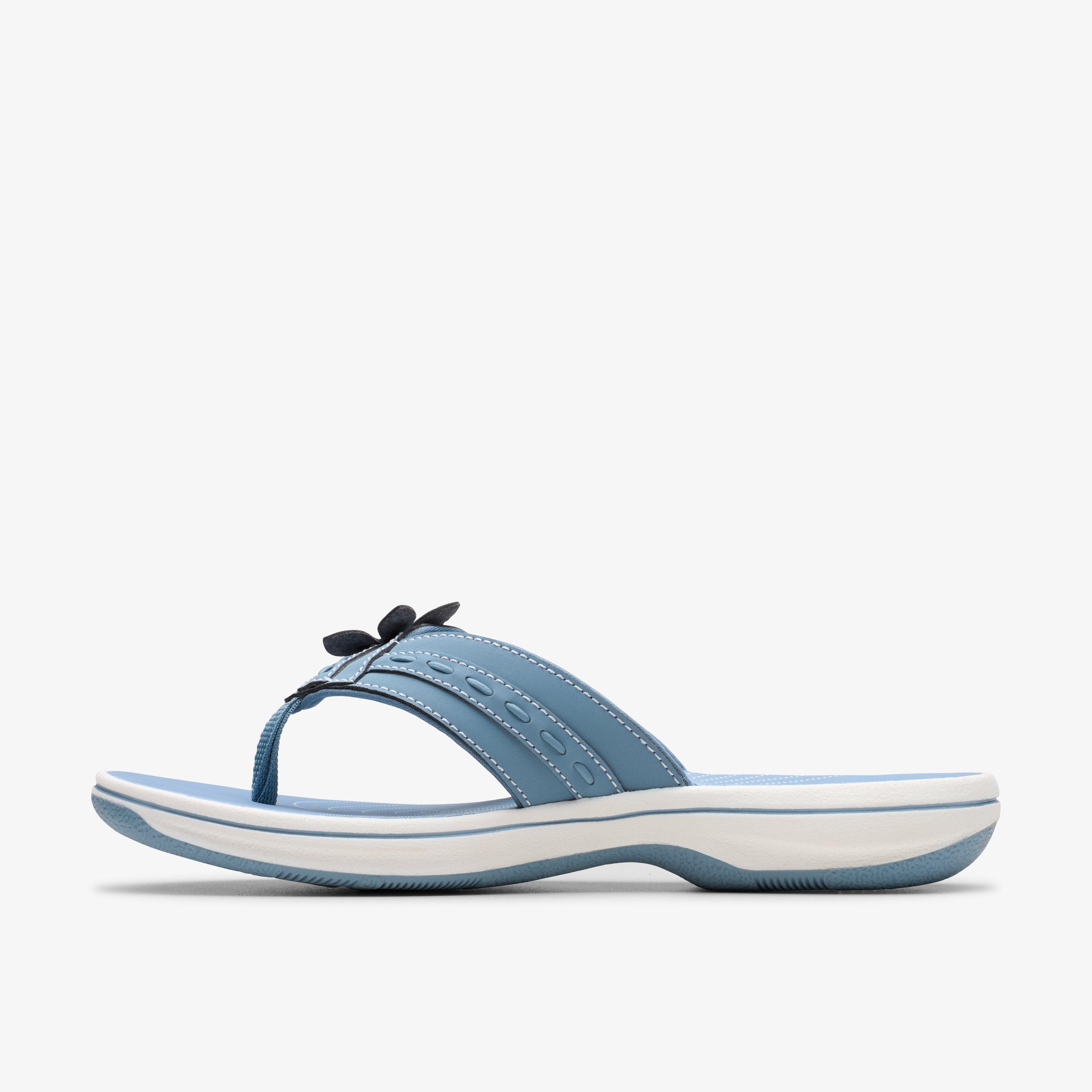 Women's Breeze Opal Denim Cloudsteppers™ Flip Flops | Clarks