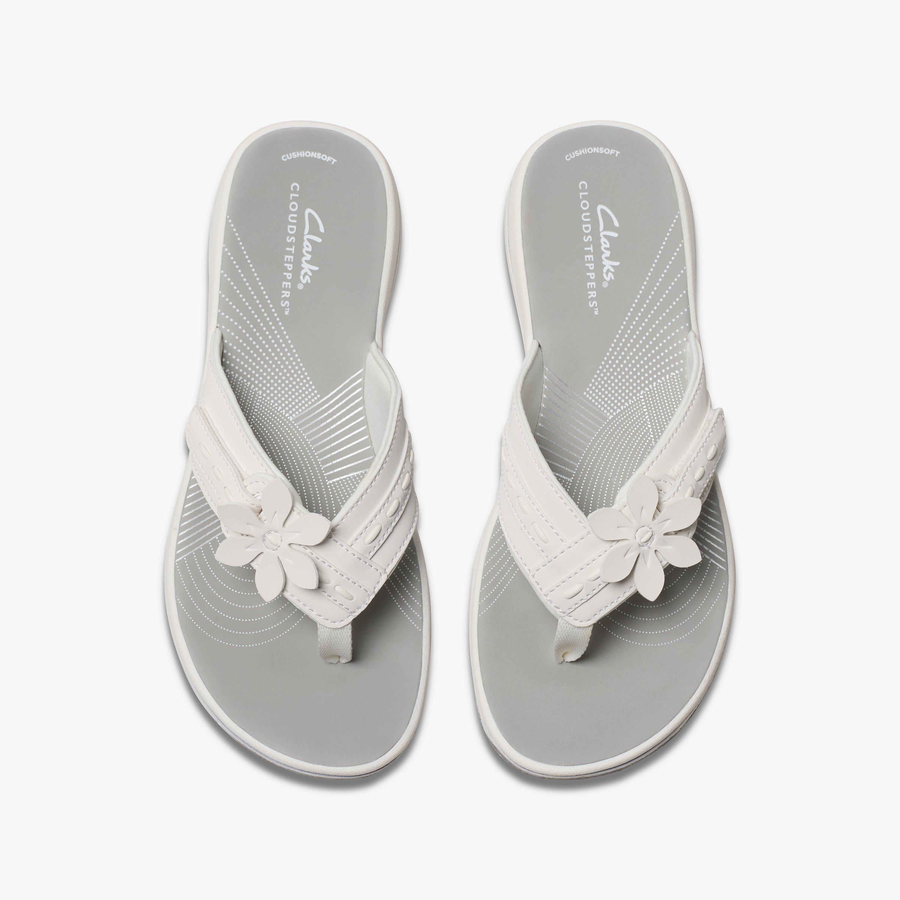 Womens Breeze Opal White Cloudsteppers™ Flip Flop | Clarks