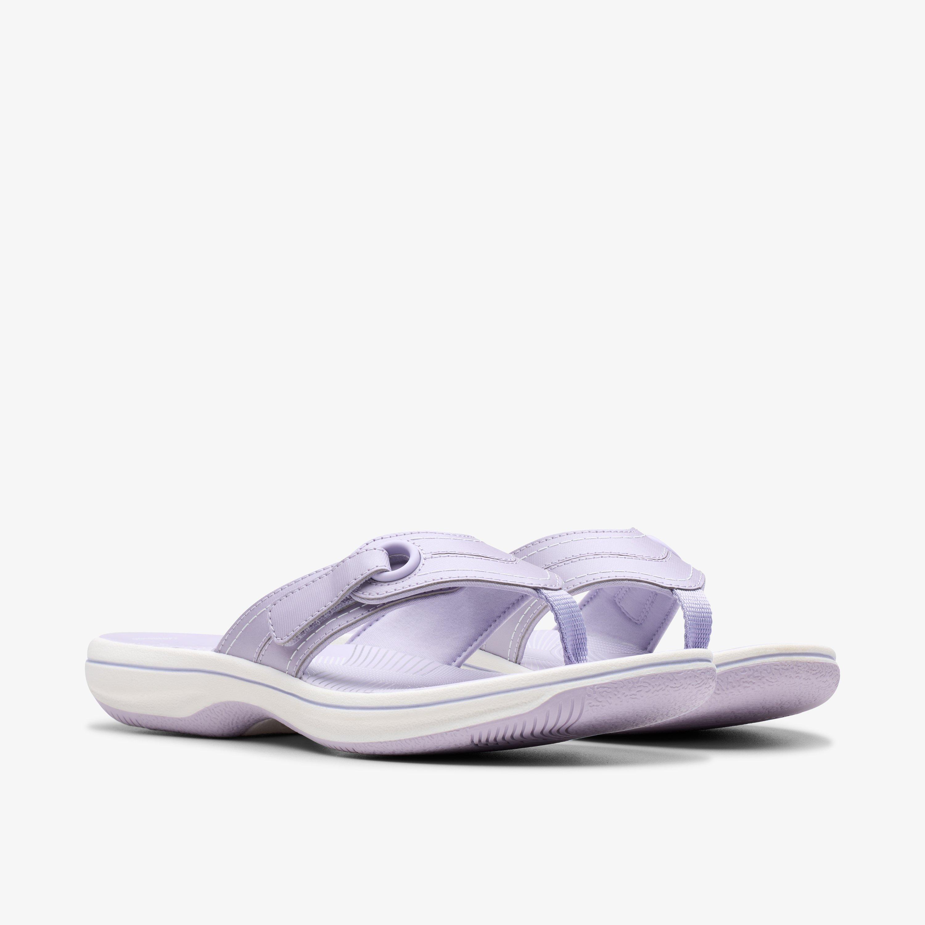 Women's Breeze Reyna Lavender Cloudsteppers™ Flip Flops | Clarks