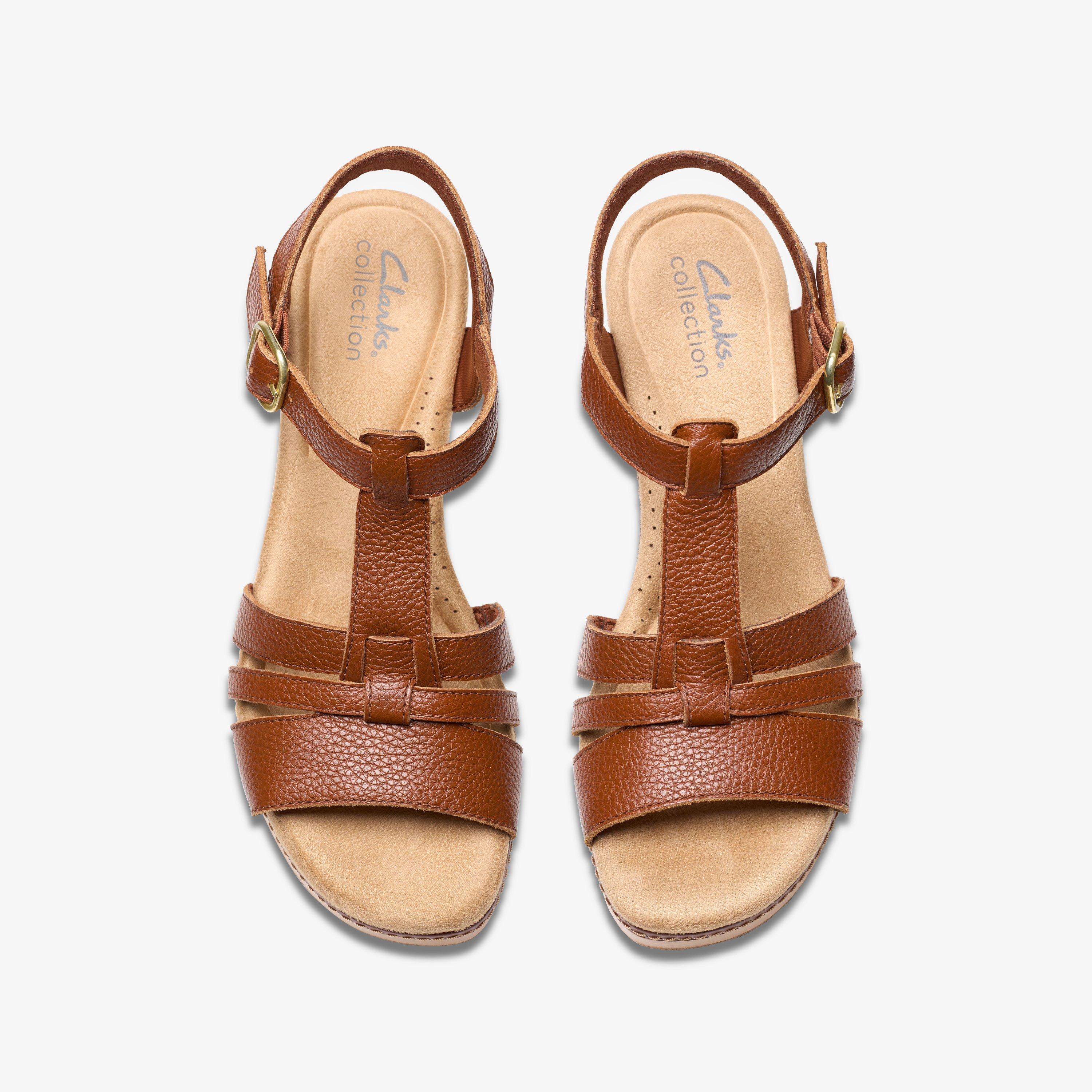 Women's Seannah Madi Tan Wedges | Clarks