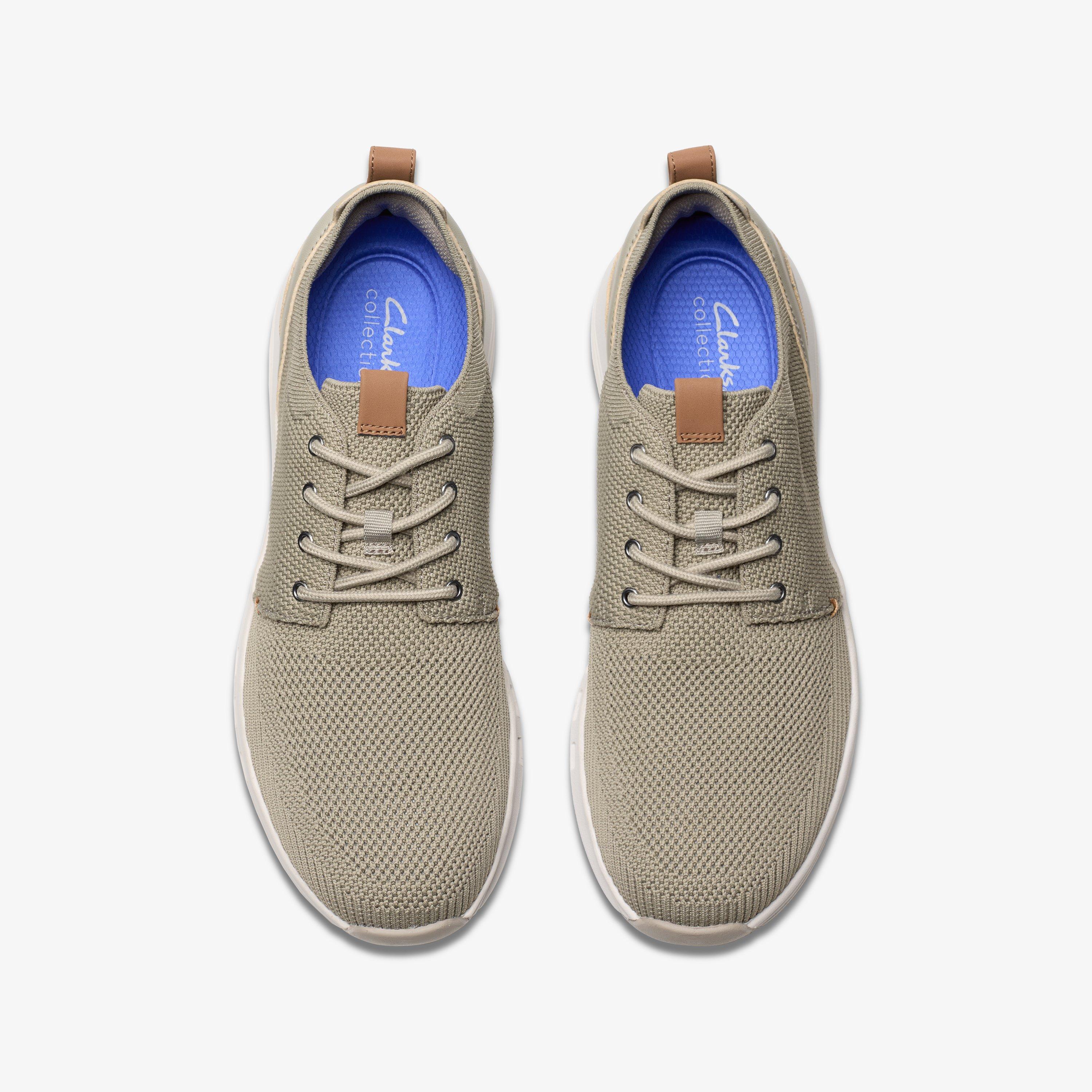 Mens Motion Trek MX Khaki Trainers Lace Up Walking | Clarks UK