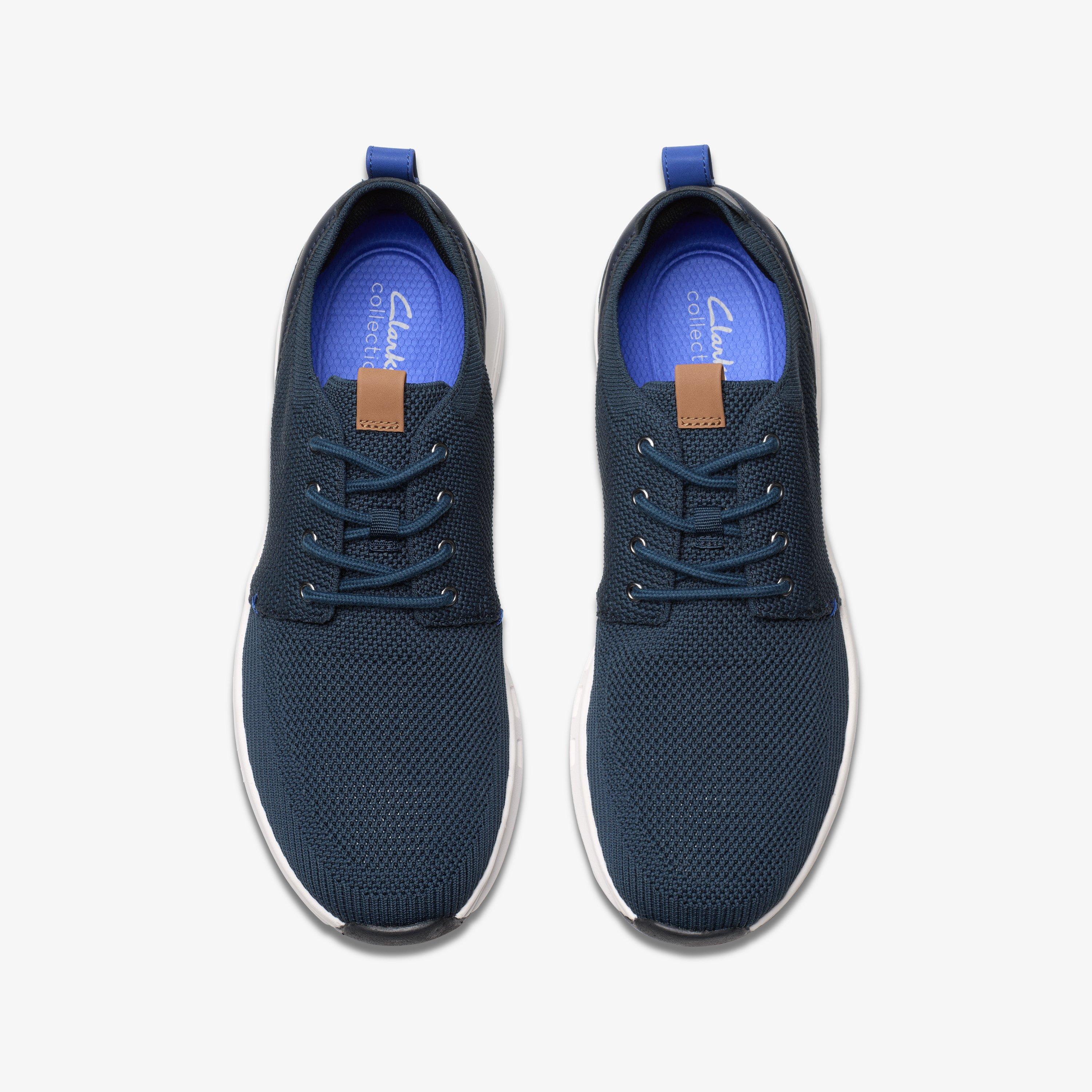 Mens Motion Trek MX Navy Trainers Lace Up Walking | Clarks UK