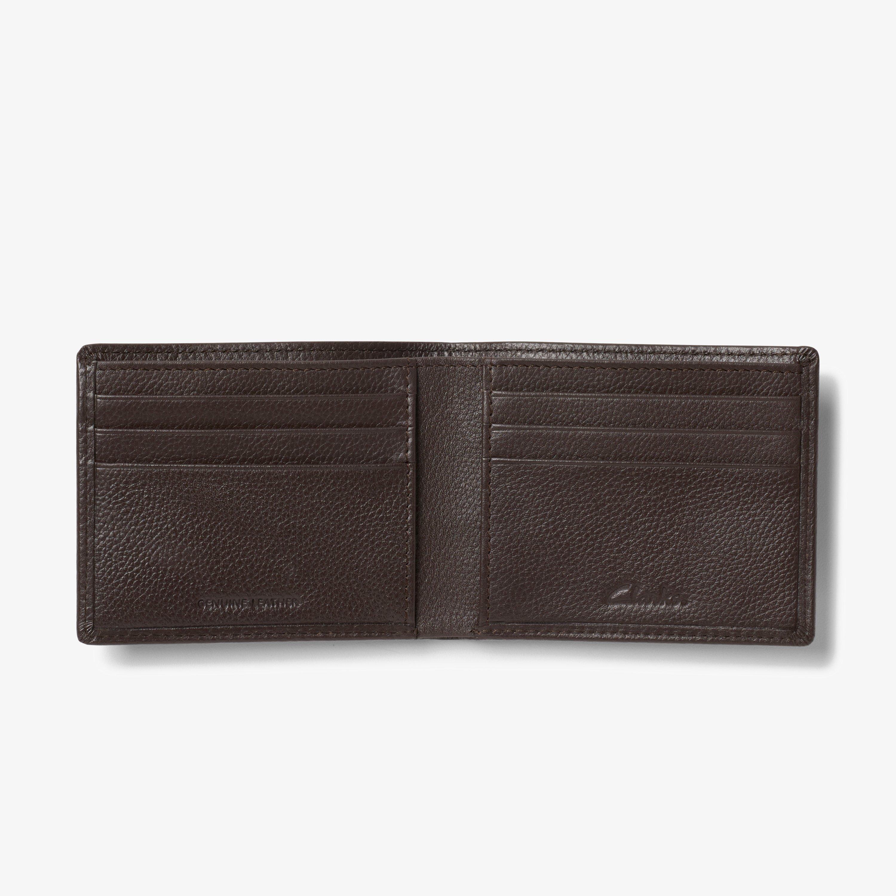 Mens Classic Pebble Slimfold Wallet Brown | Clarks US