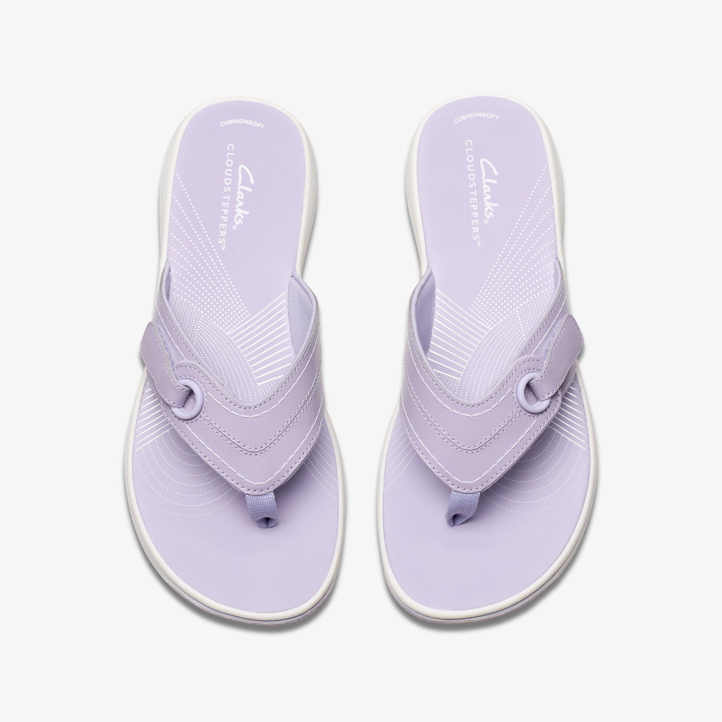 Womens Brinkley Reyna Lavender Flip Flop | Clarks