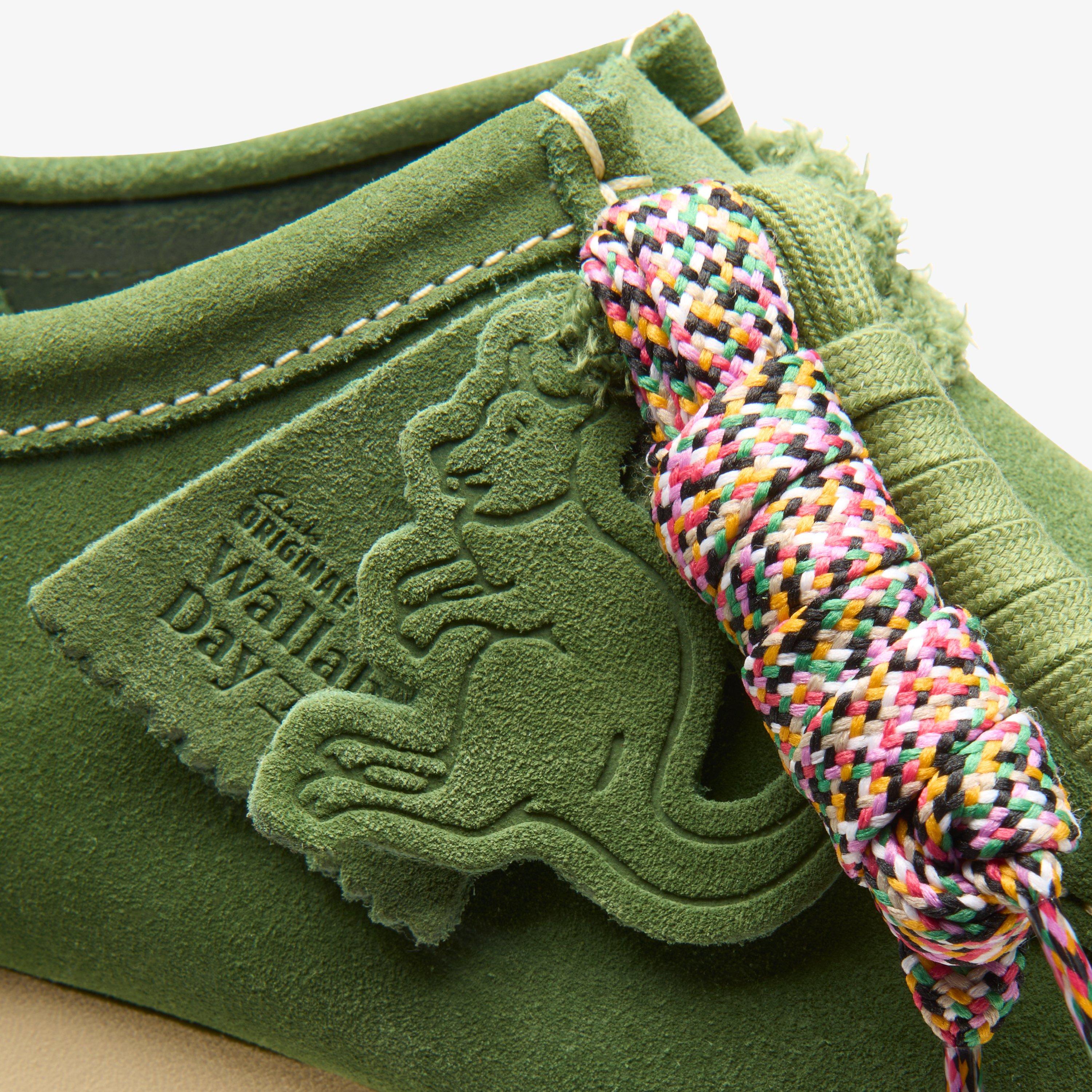 Hommes Wallabee 2604 Daim Vert Wallabee | Clarks