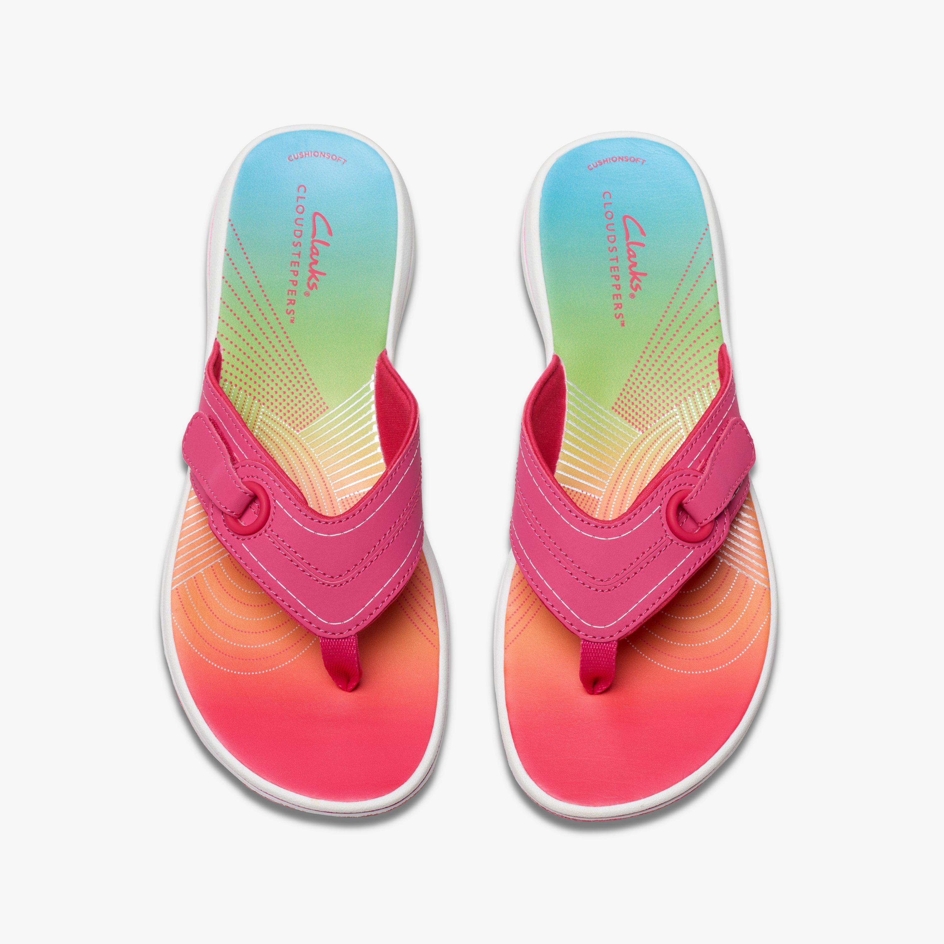 Tongs Breeze Reyna Brt Pink Ombre Cloudsteppers pour femme | Clarks