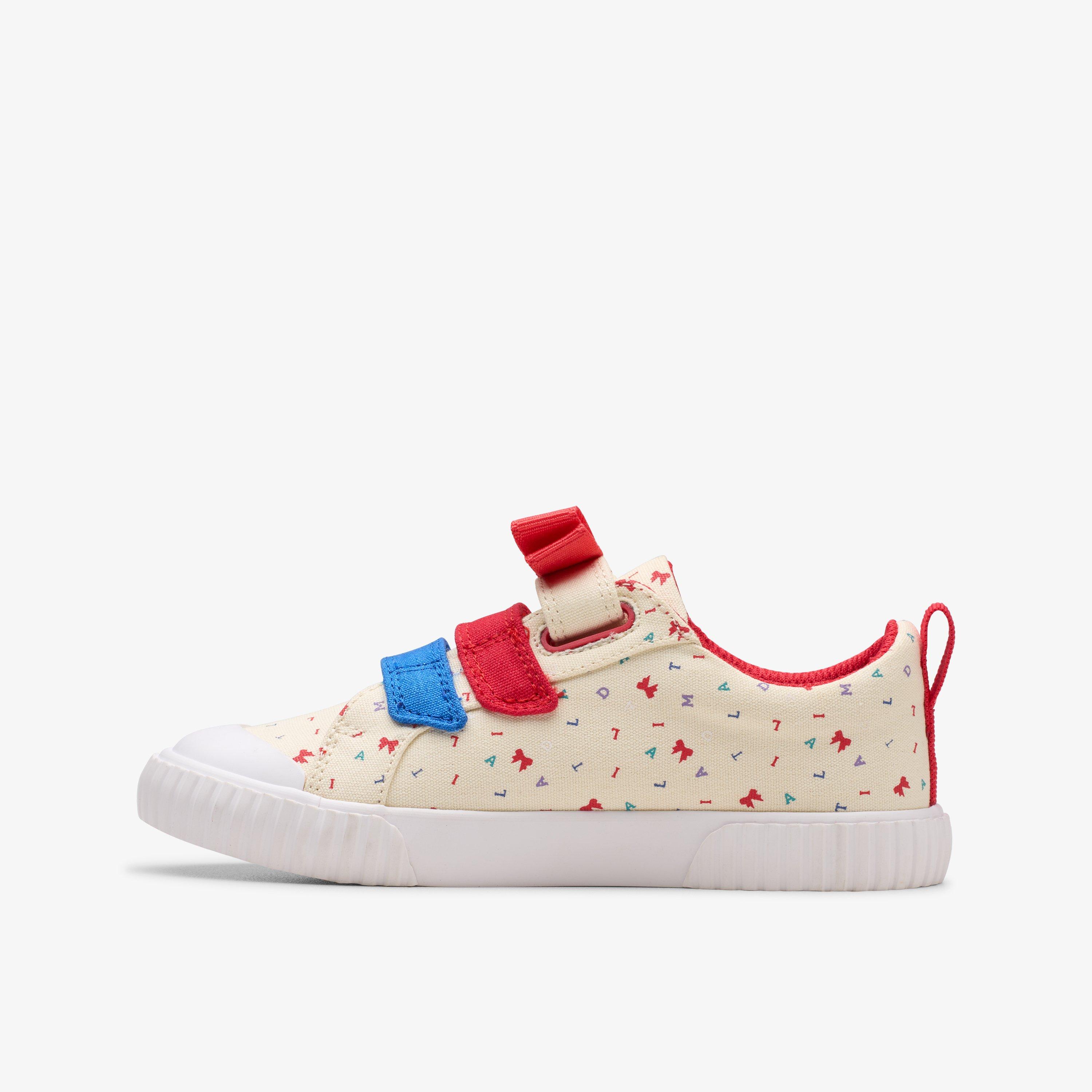 Girls Roald Dahl Matilda Foxing Bow Kid Cotton Trainers | Clarks