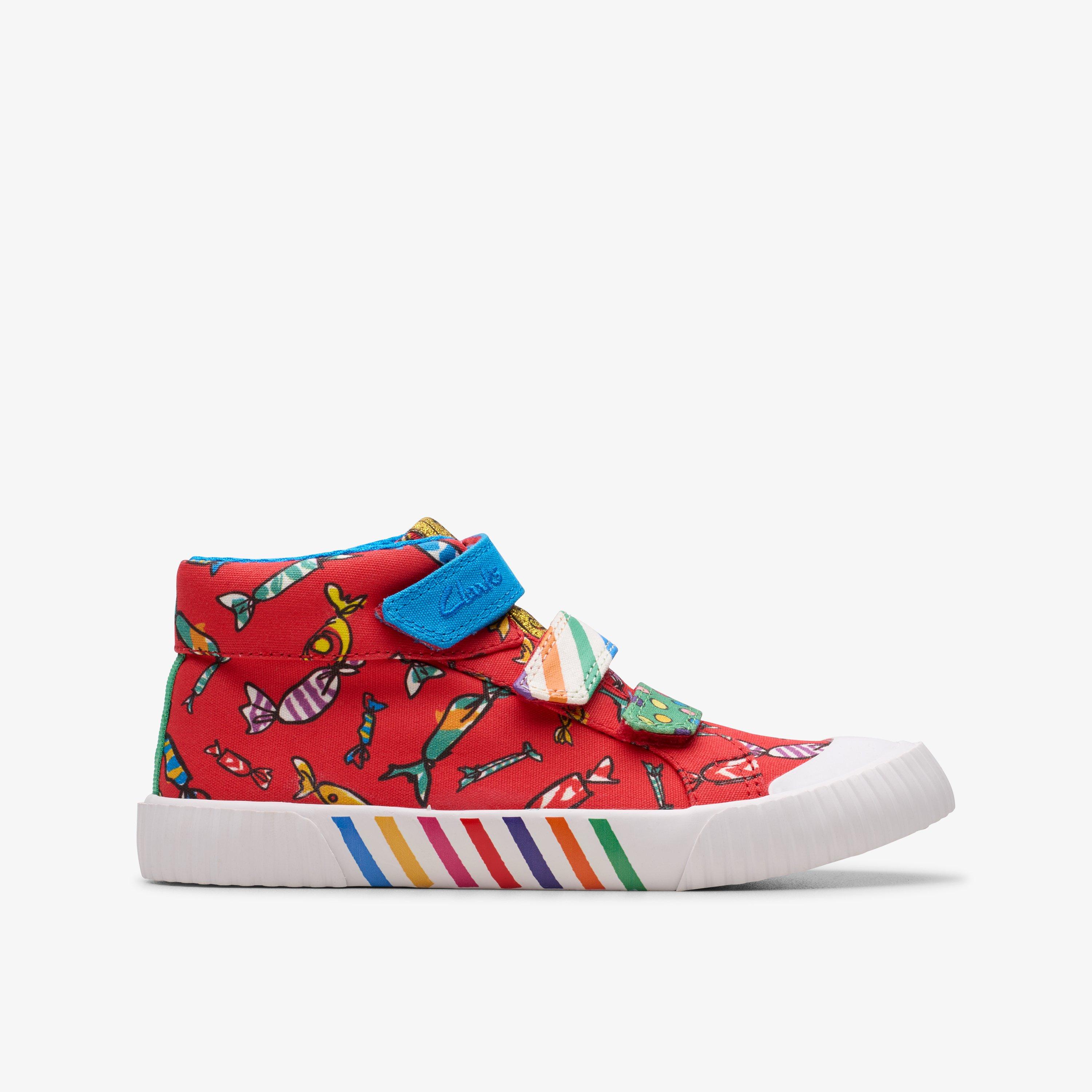 Girls Roald Dahl Charlie & the Chocolate Factory Foxing Hi Kid Red ...