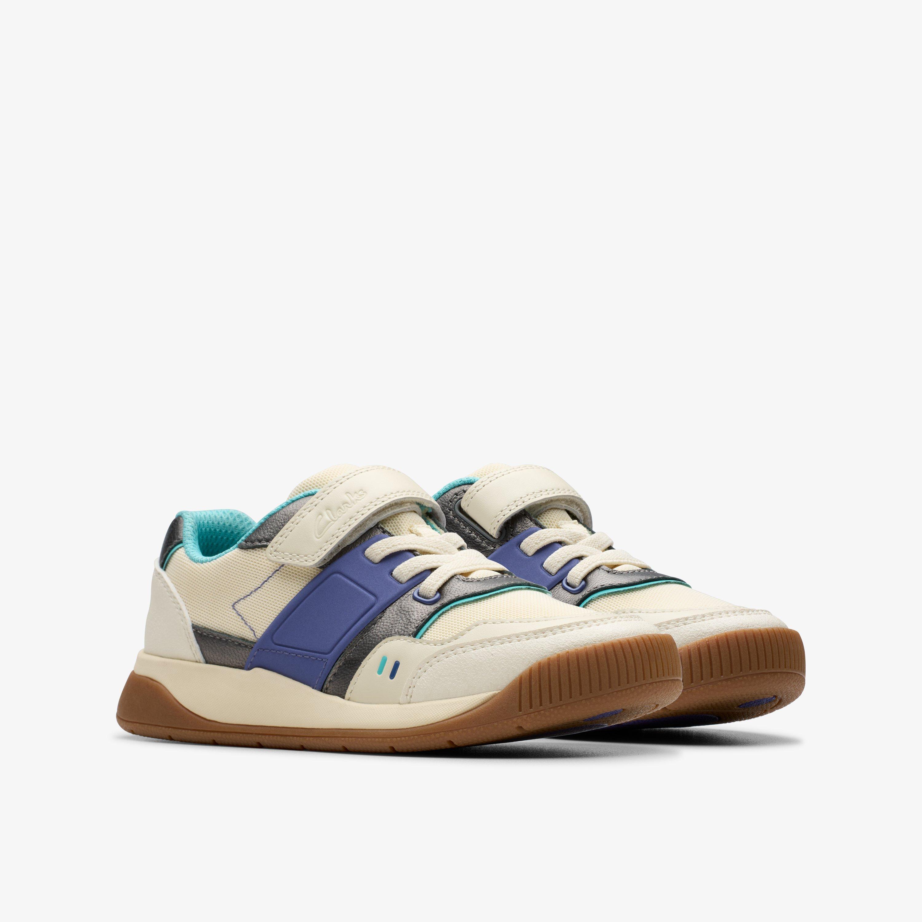 Boys Girls Kids Unisex Lune Flex Kid Off White Trainers Riptape ...