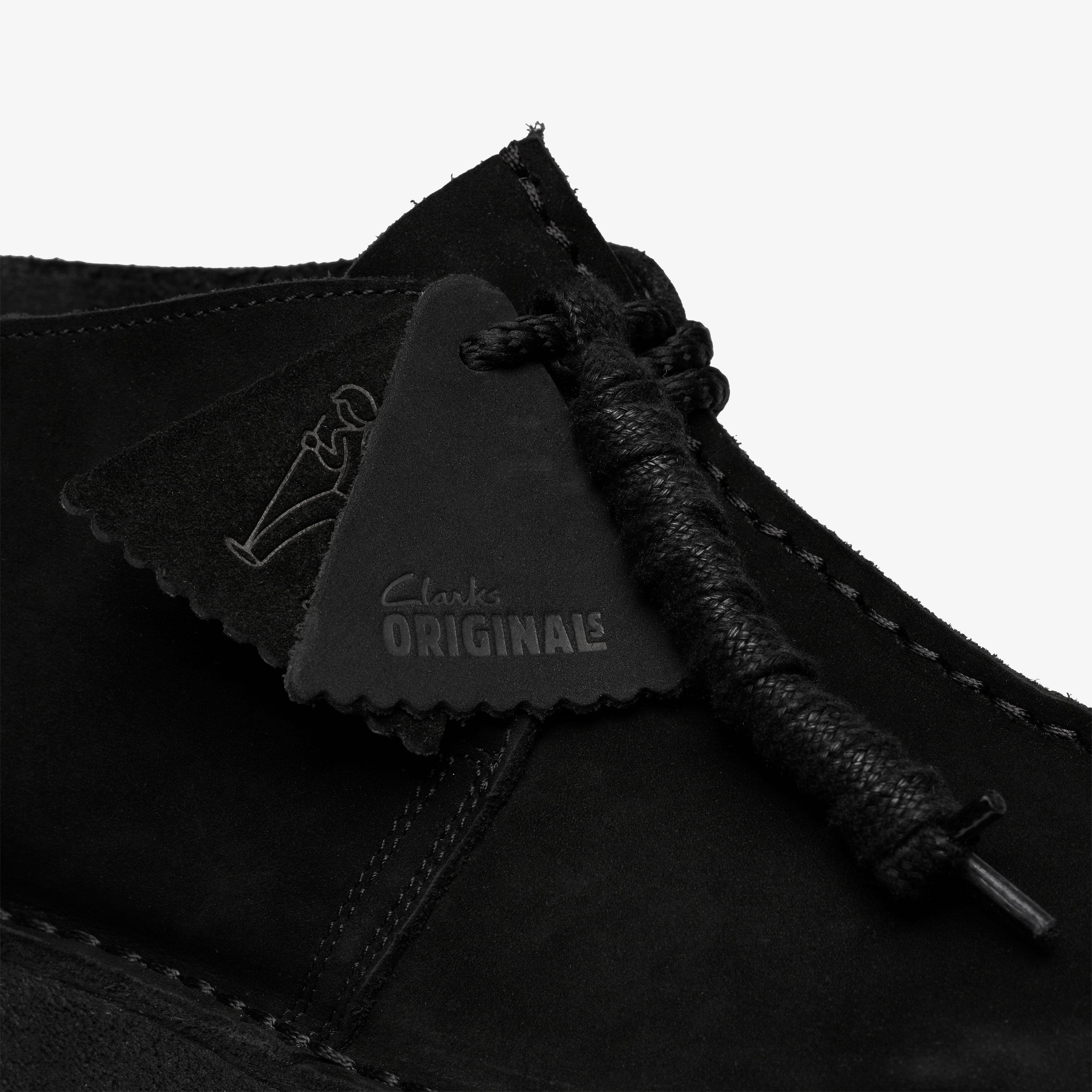 Mens Trek Scout Black Nubuck Shoes | Clarks