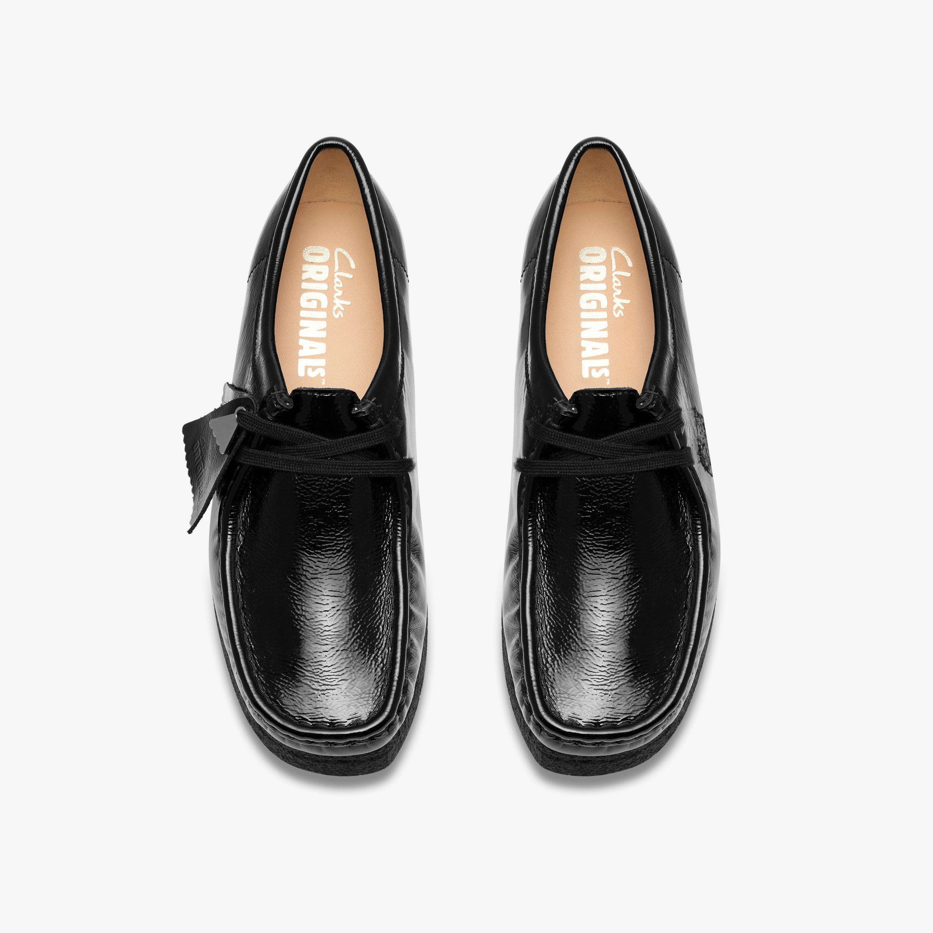 Womens Wallabee Black Patent Wallabee | Clarks