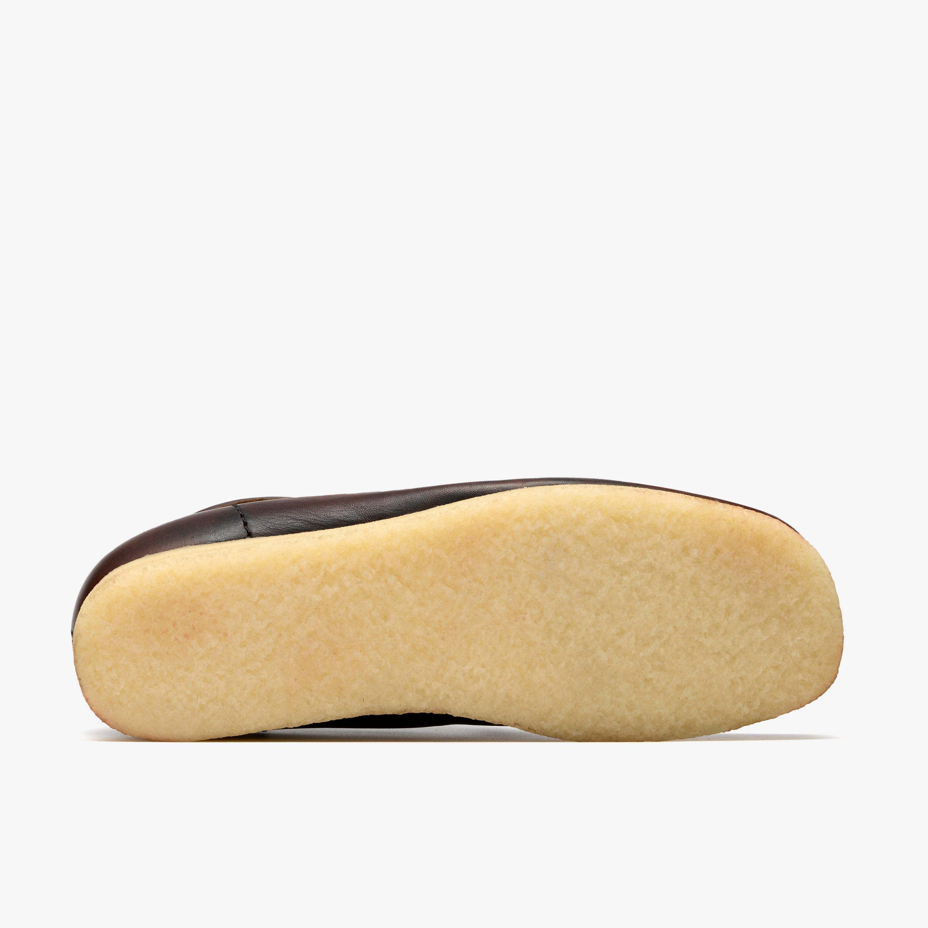 Mens Wallabee Boot Dark Tan Combination Ankle Wallabee Boots | Clarks