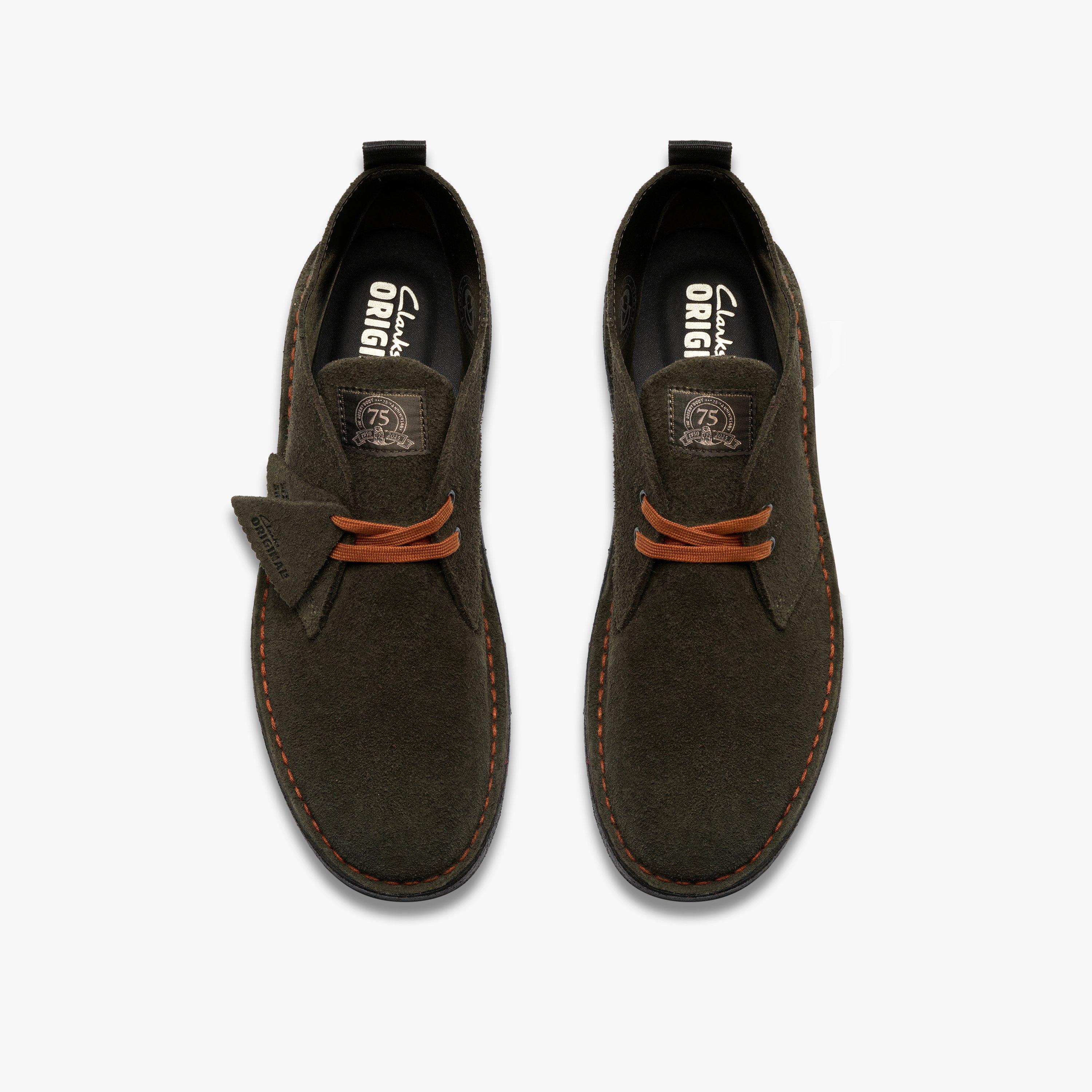 Bottes Desert pour homme Loden Green Suede | Clarks