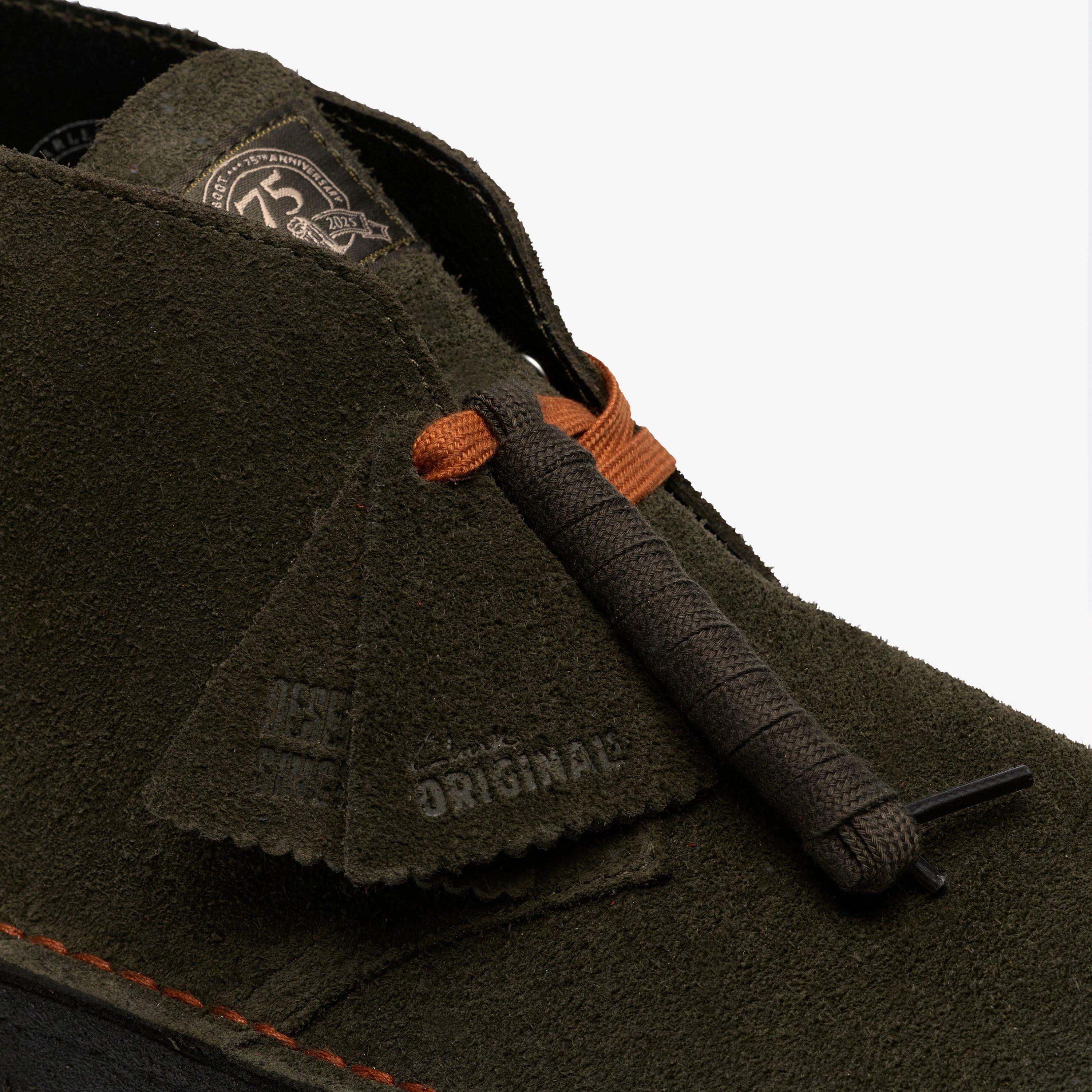 Bottes Desert pour homme Loden Green Suede | Clarks