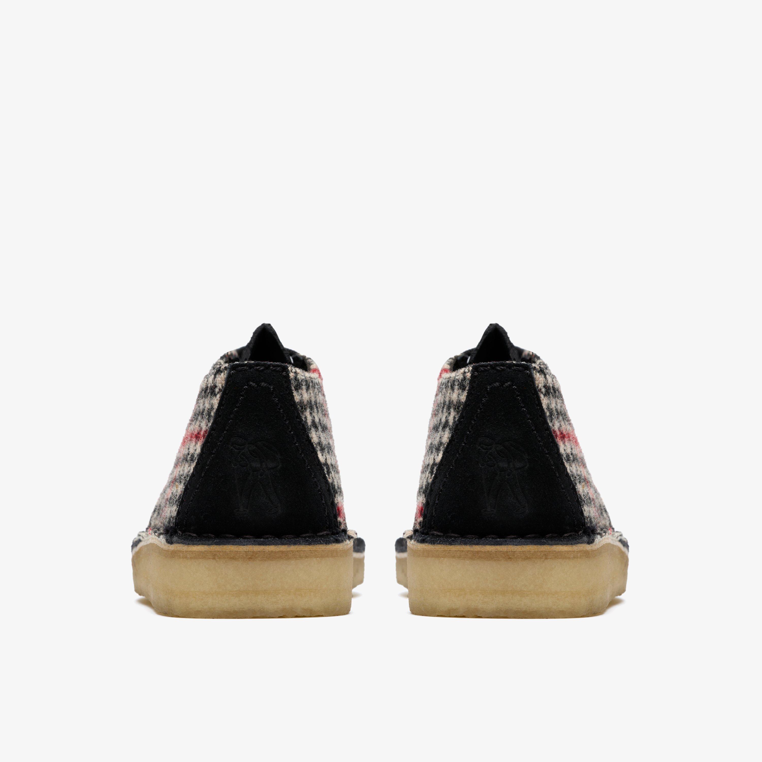 Womens Desert Trek Black Tweed | Clarks