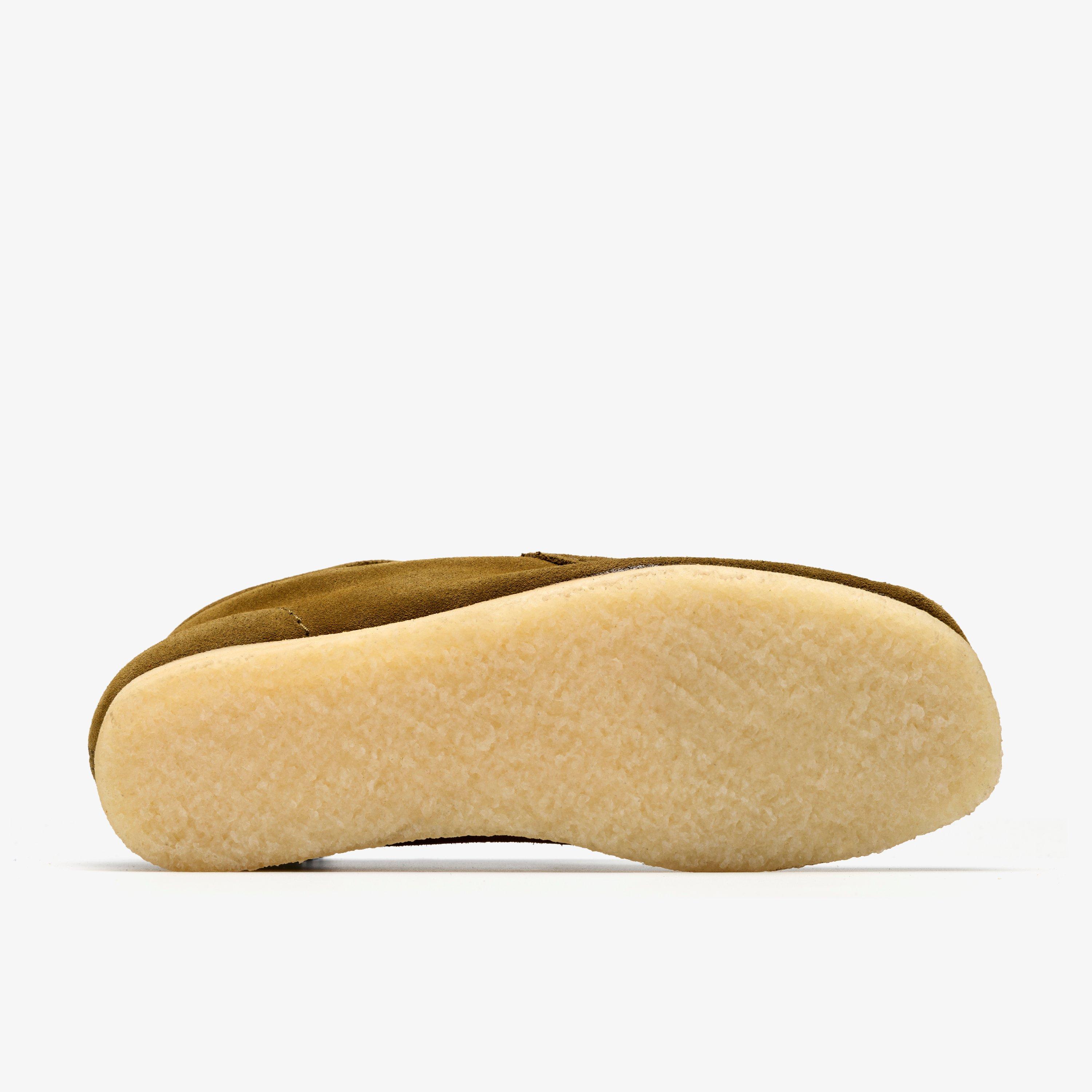 Bottes Wallabee pour femmes en daim vert Bottes Wallabee à la cheville ...