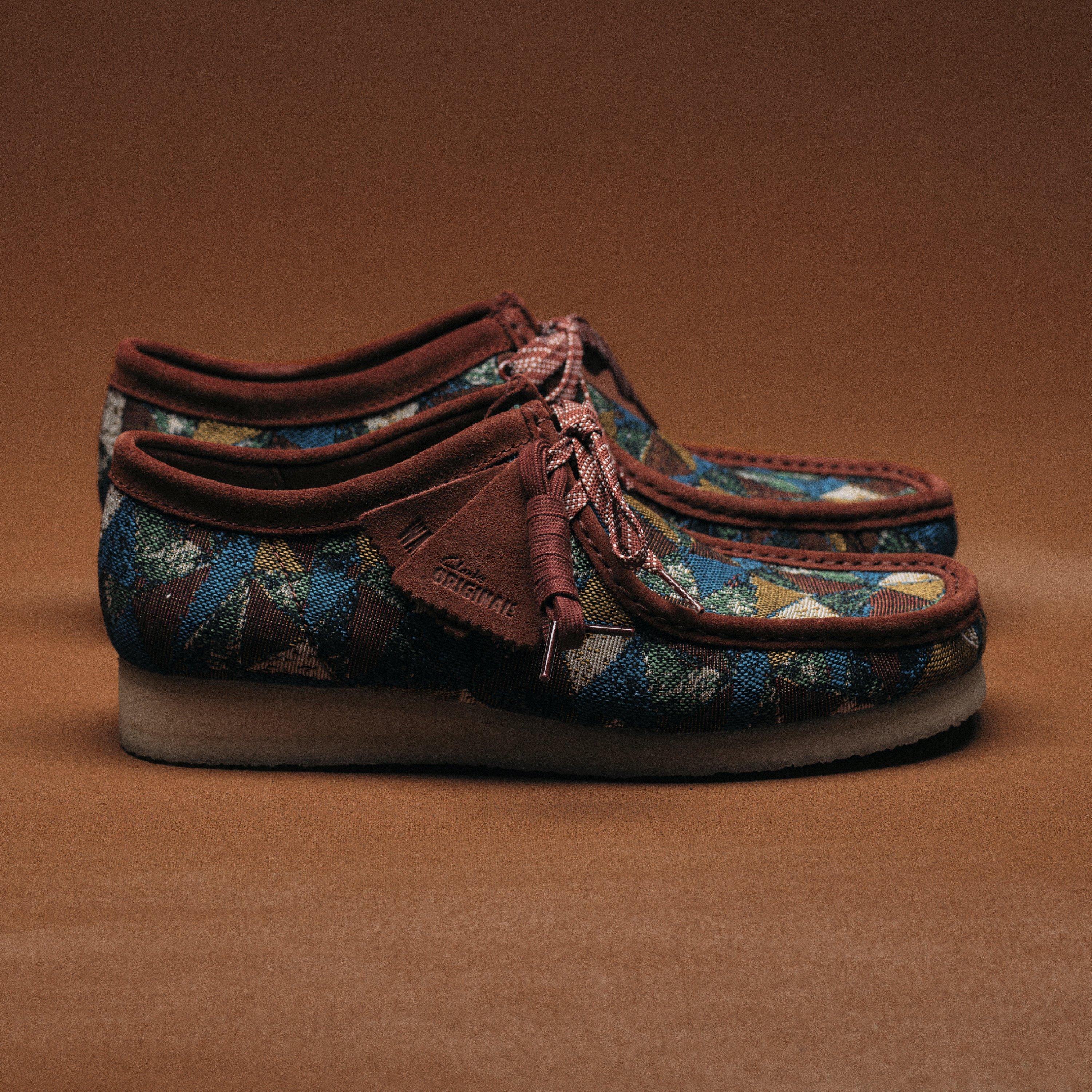 Mens Wallabee Multicolour Textile | Clarks
