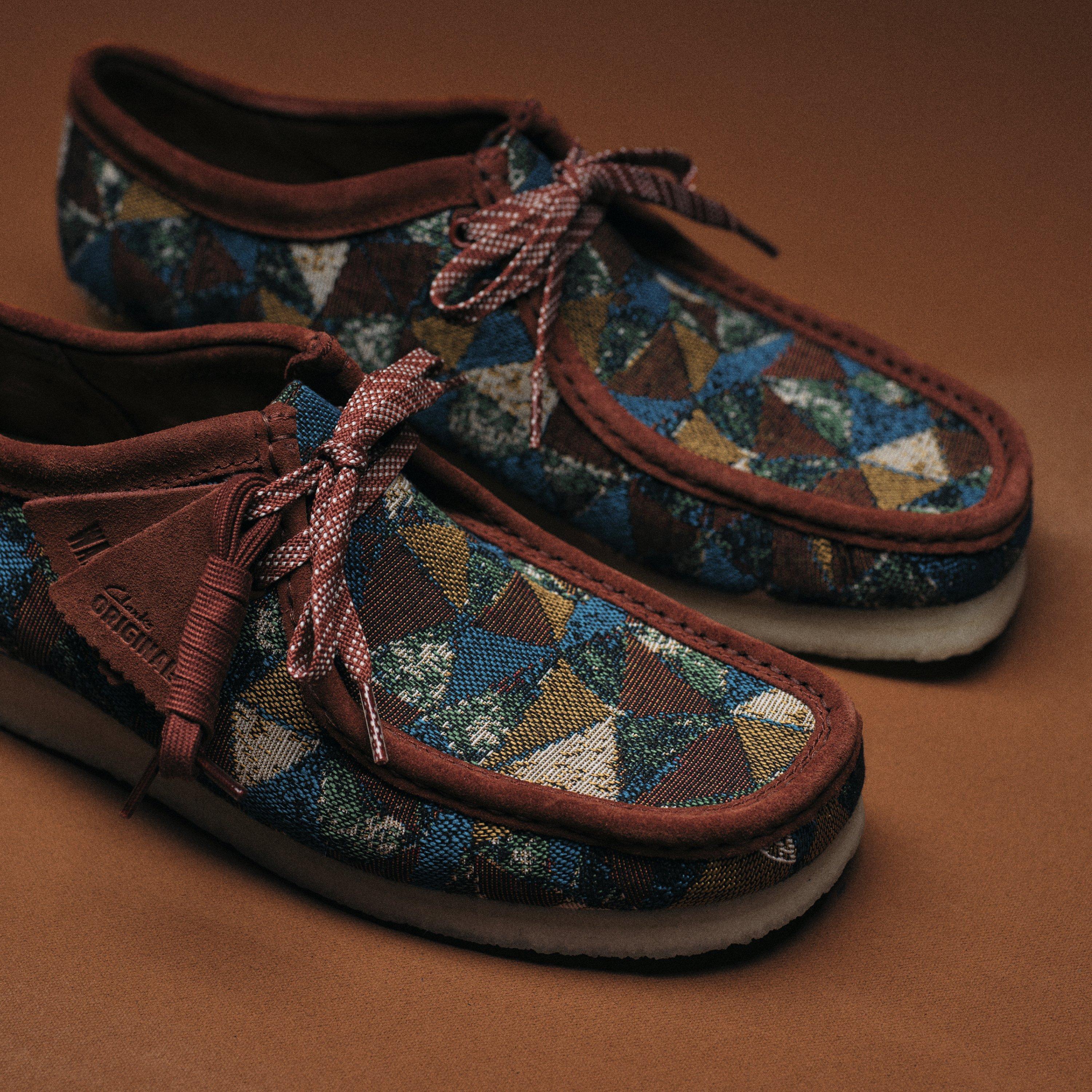 Mens Wallabee Multicolour Textile | Clarks