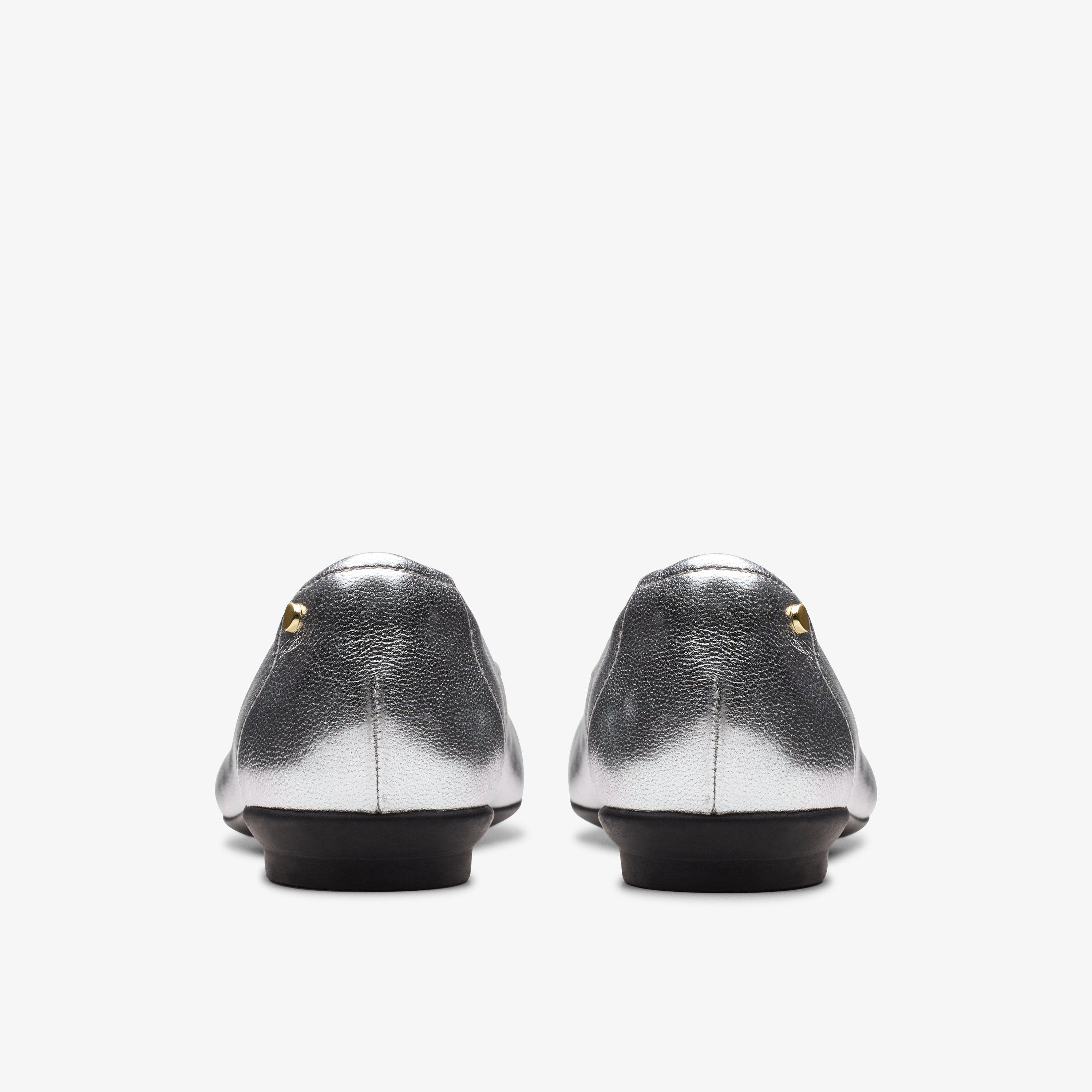Womens Candra Light Silver Metallic Pumps | Clarks